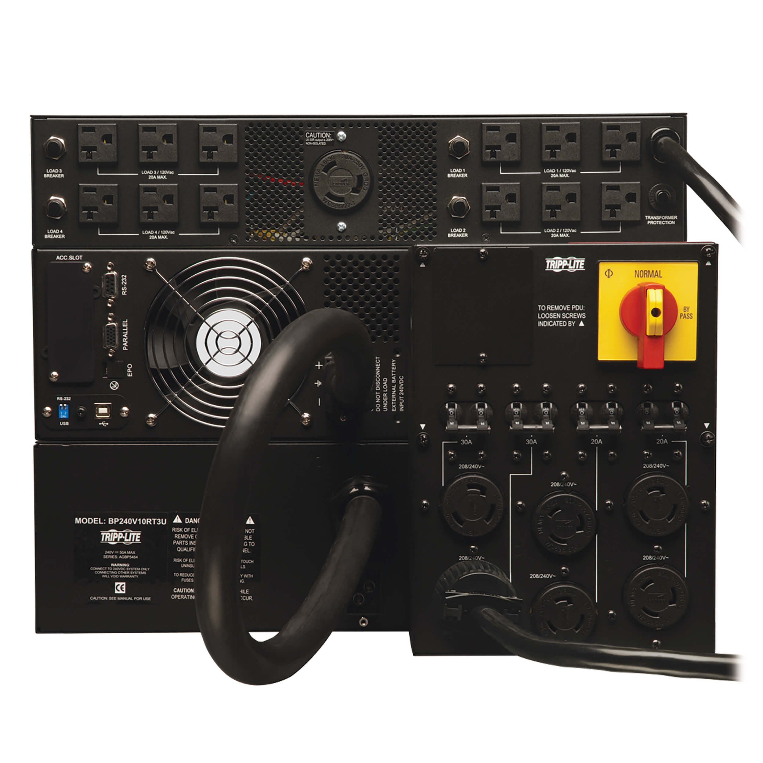 On-Line Double-Conversion UPS System, 208 & 120V 8kVA 7.2kW, 8U | Eaton