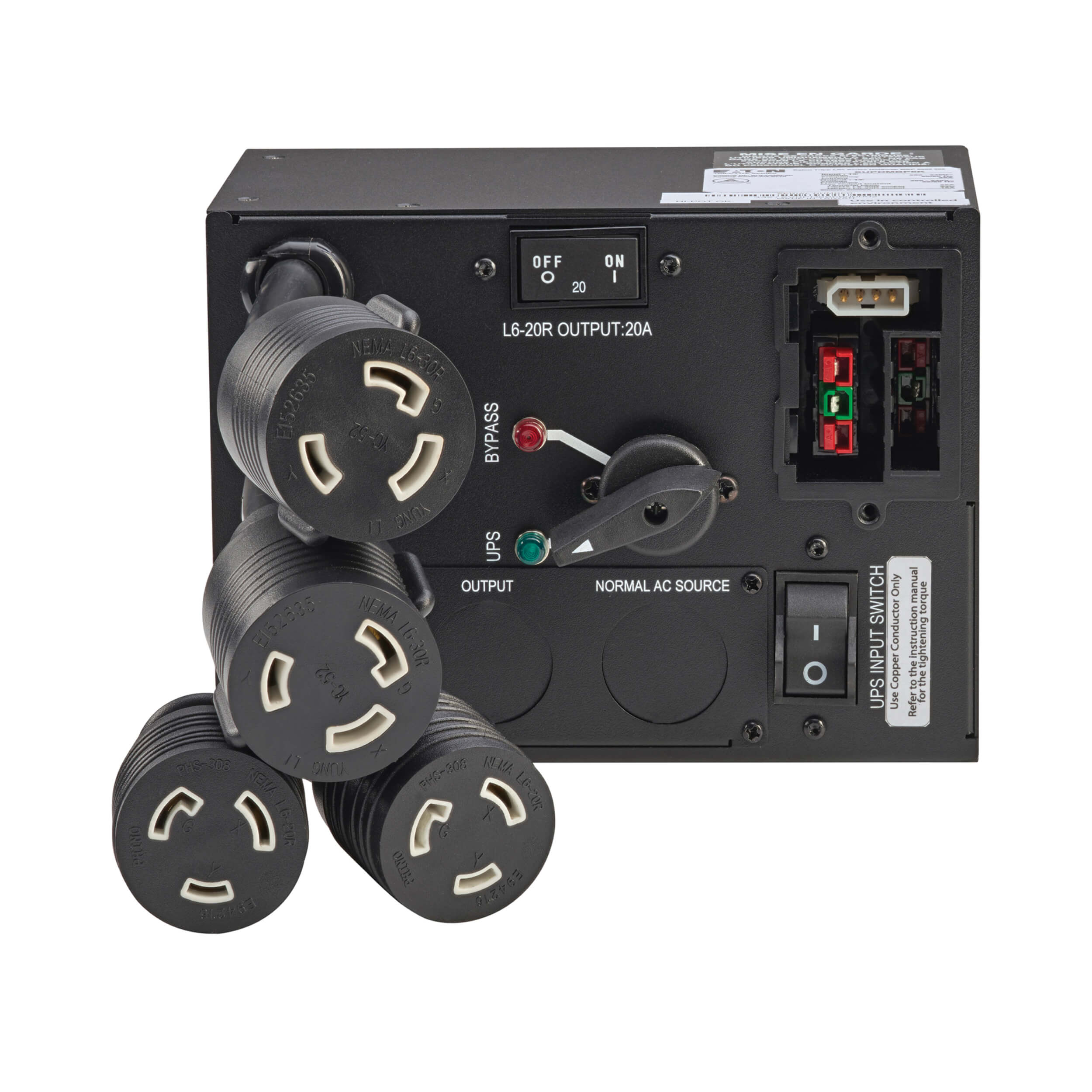 Maintenance Bypass, 5kVA to 6kVA UPS, L6-30R, L6-20R, 0U | Eaton
