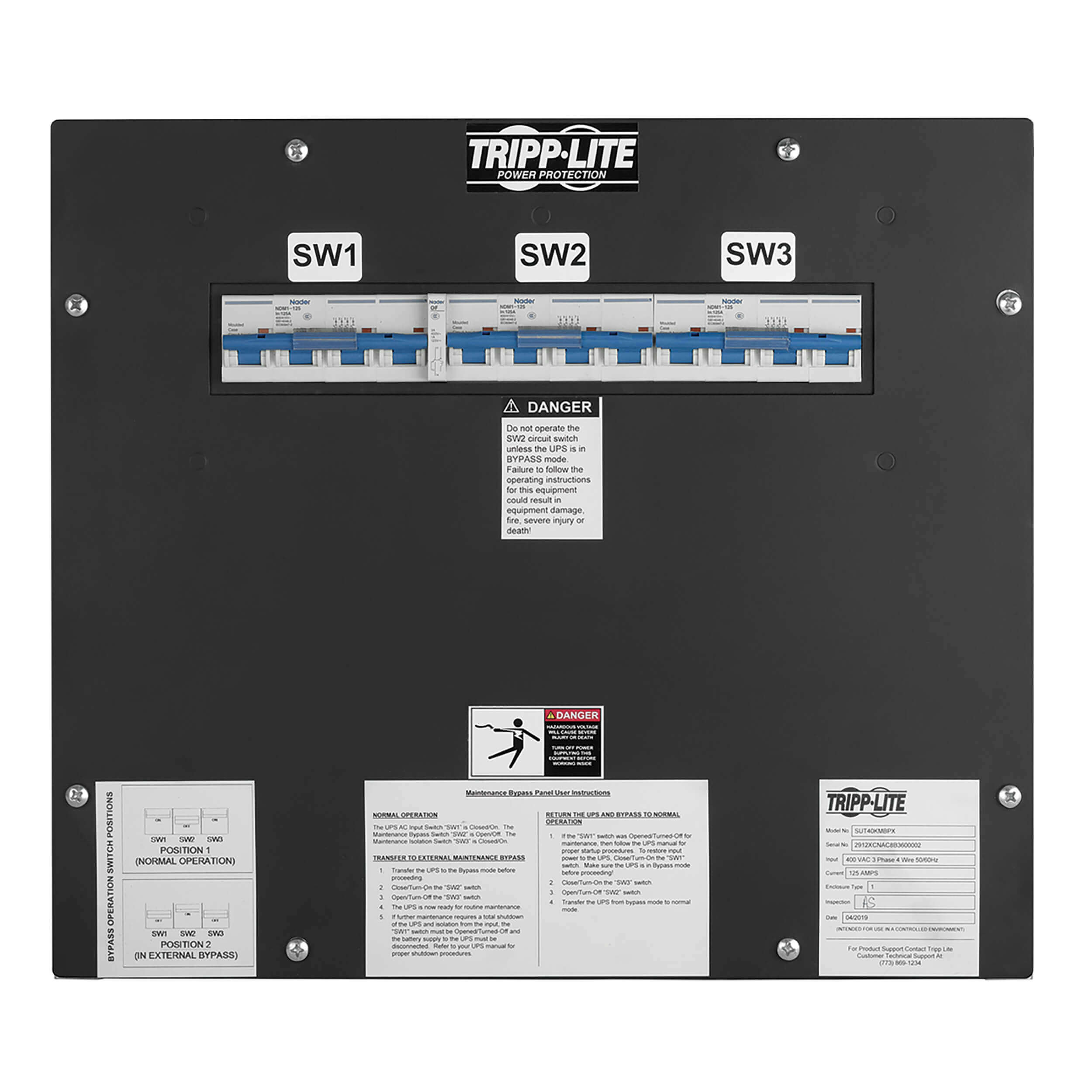 UPS Bypass Panel for SUTX40K | Eaton Tripp Lite