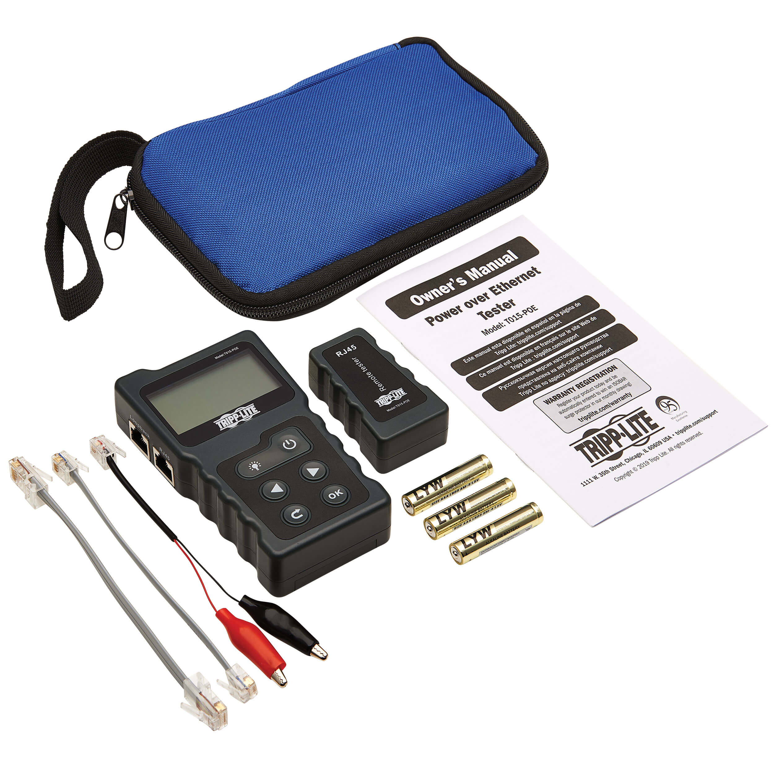 Ethernet Network Data Signal Tester with PoE Detection | Eaton Tripp Lite