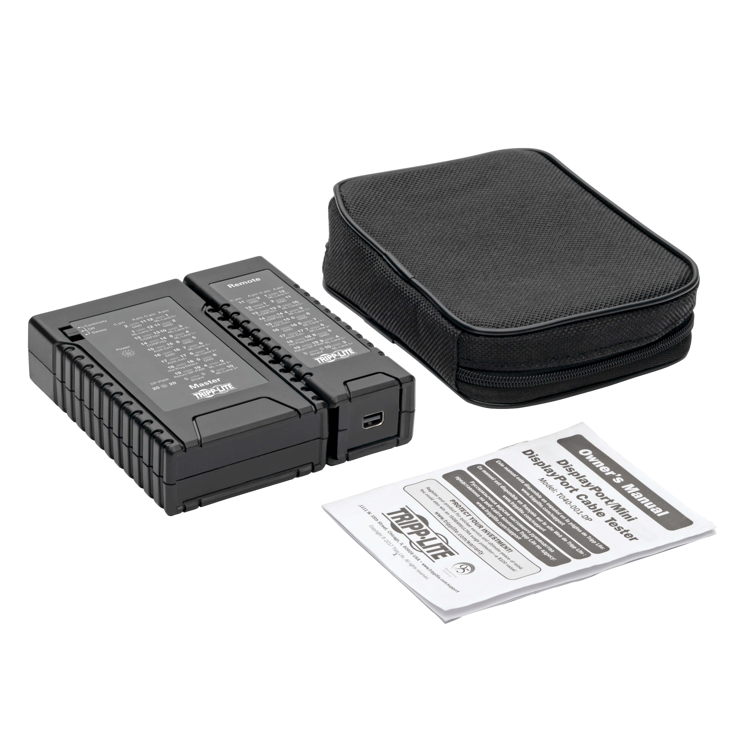 DisplayPort Cable Tester, Displayport/MiniDP | Eaton Tripp Lite