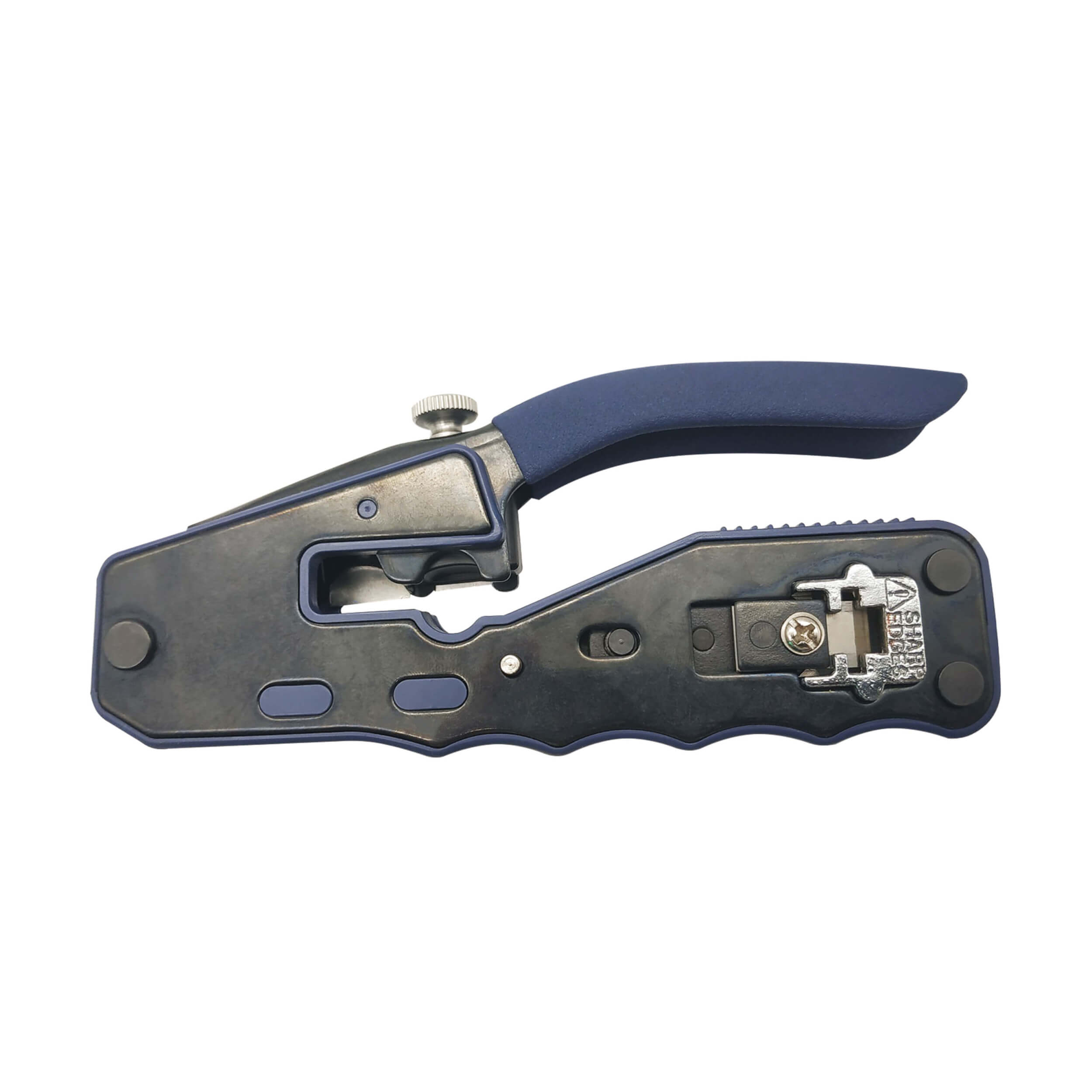 Crimping Tool, Cable Stripper for Passthrough RJ45 Plugs | Eaton