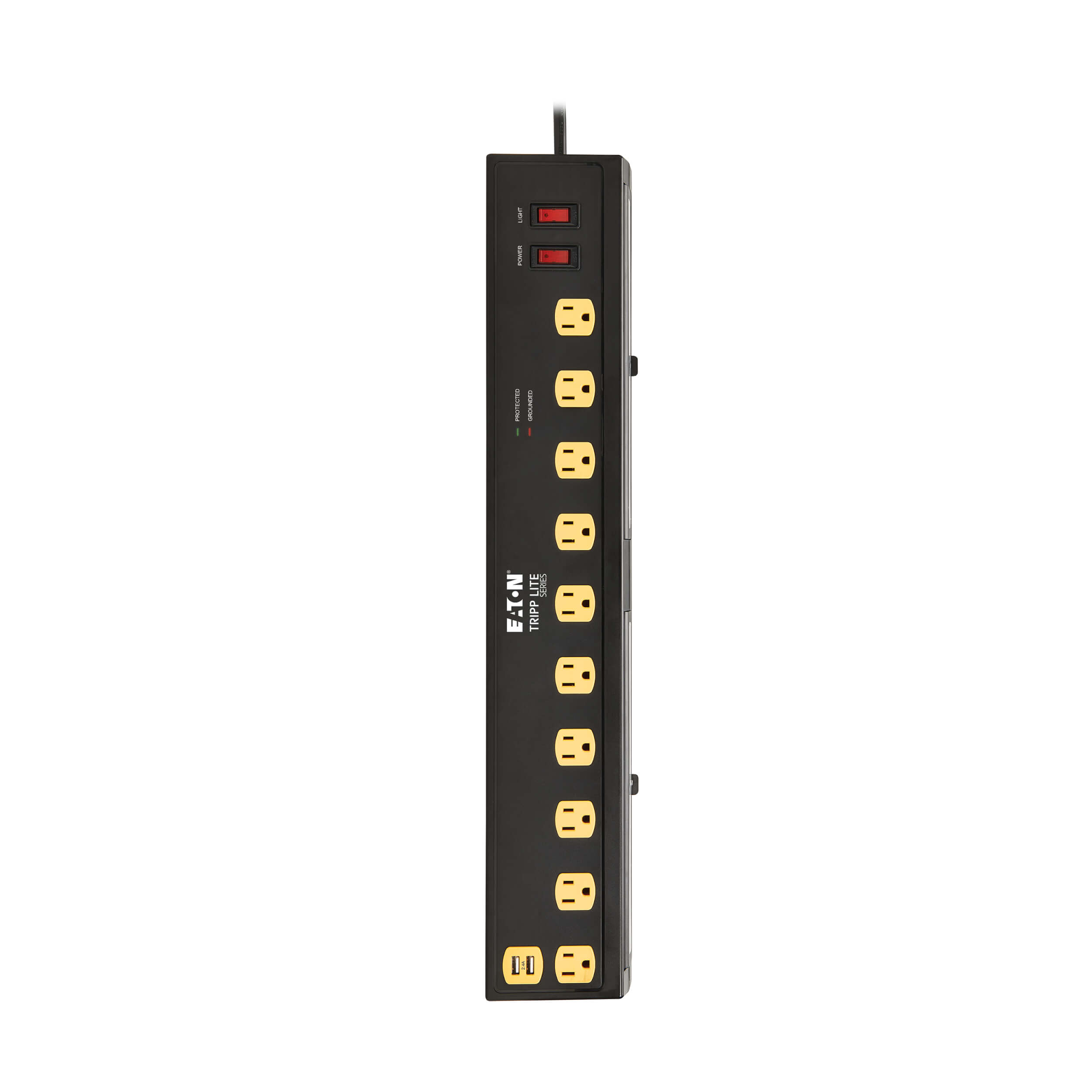 Surge Protector, 10 outlets, 10ft cord, 2 light bars 1000 lumens each ...