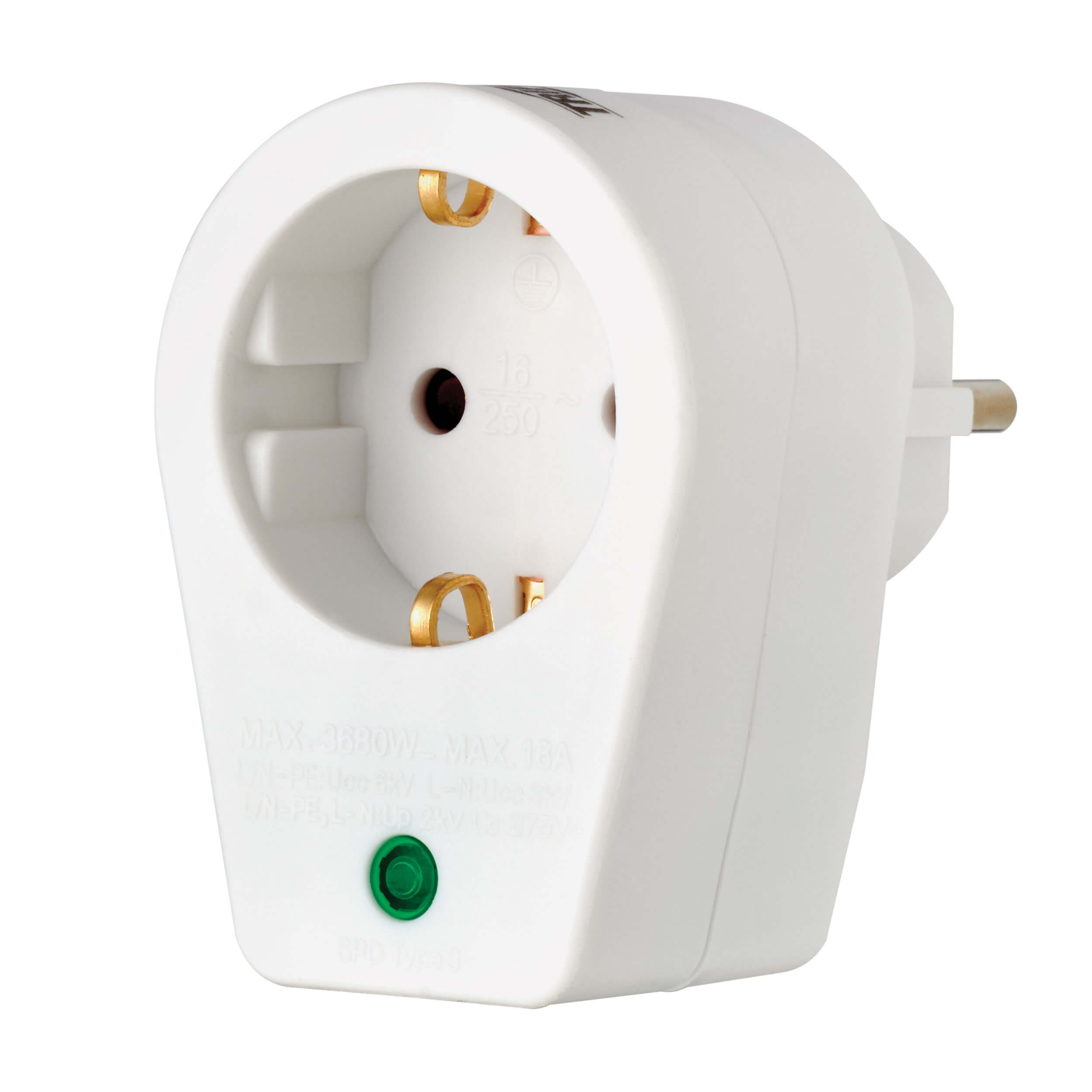 Surge Protector, 1 Outlet, German Type F Schuko, 220-250V AC | Eaton