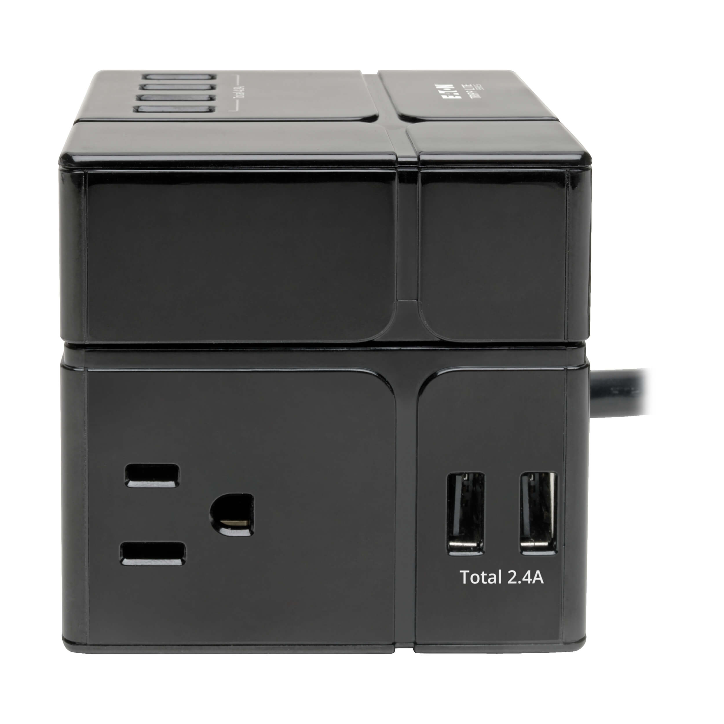 Cube Surge Protector, 3 Outlet, 6 USB ports, 6-ft Cord | Eaton
