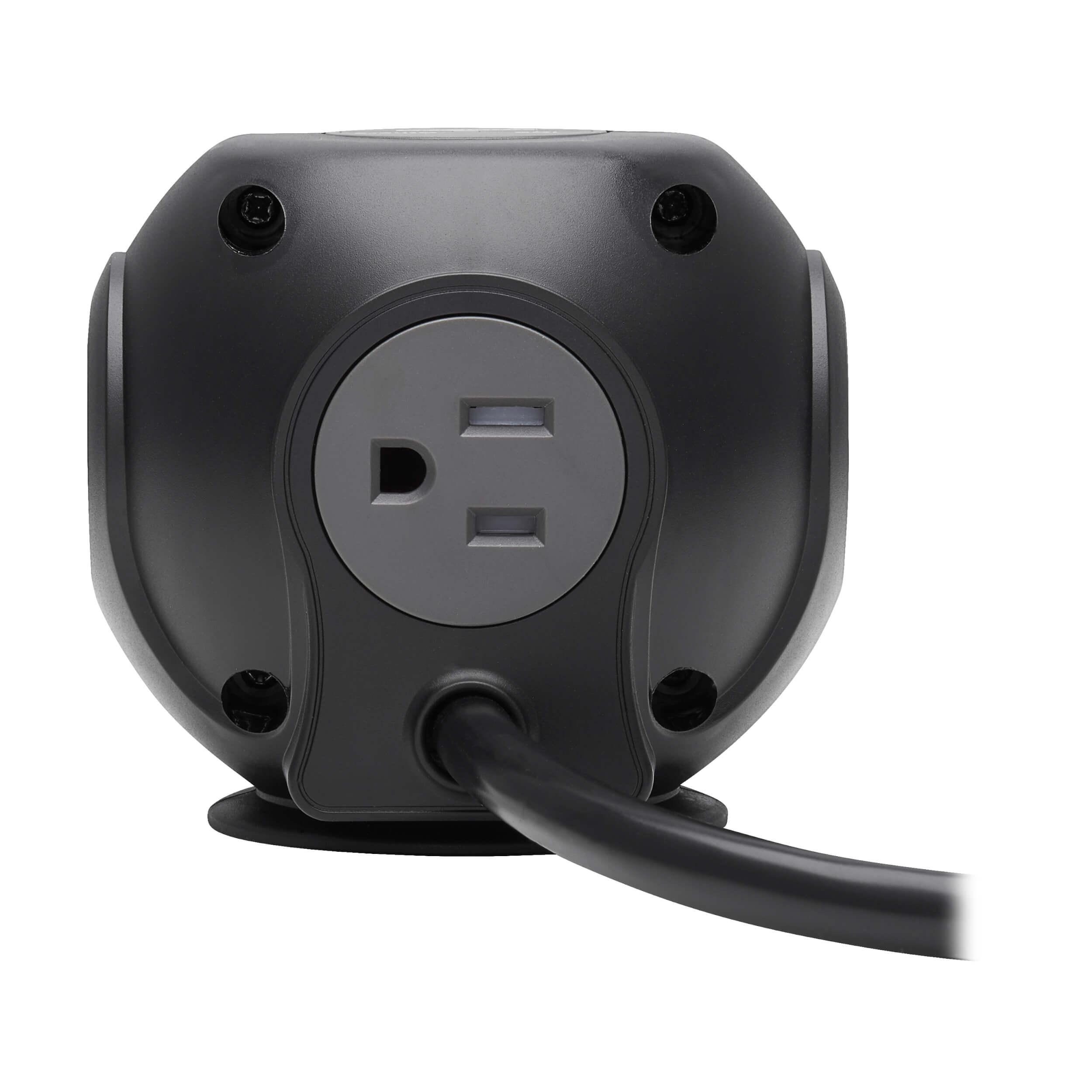 Spherical Surge Protector, 3 Outlets, 4 USB-A Charging Ports | Eaton