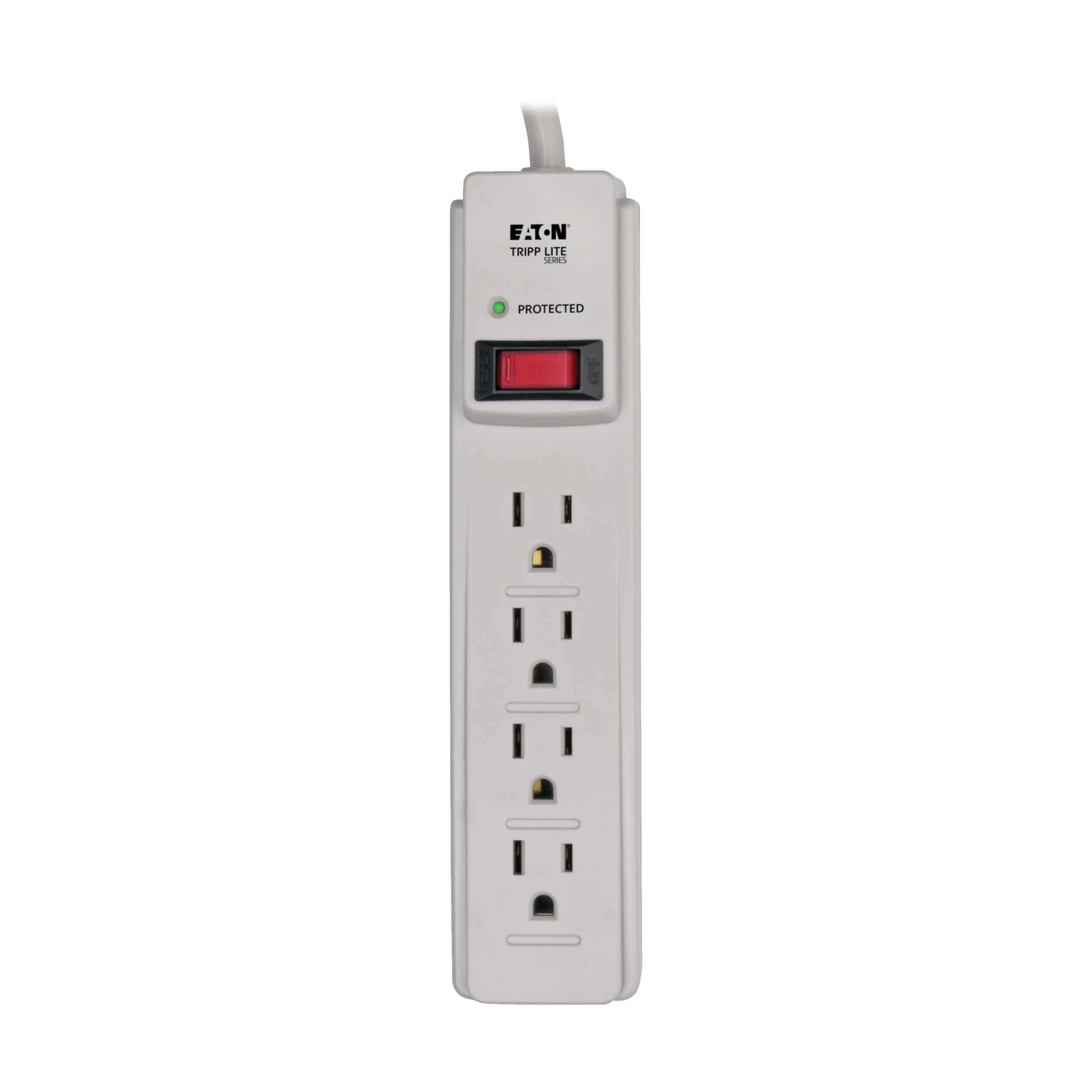 Surge Protector, 4 Outlet, 500 Joules, 4-ft Cord | Eaton