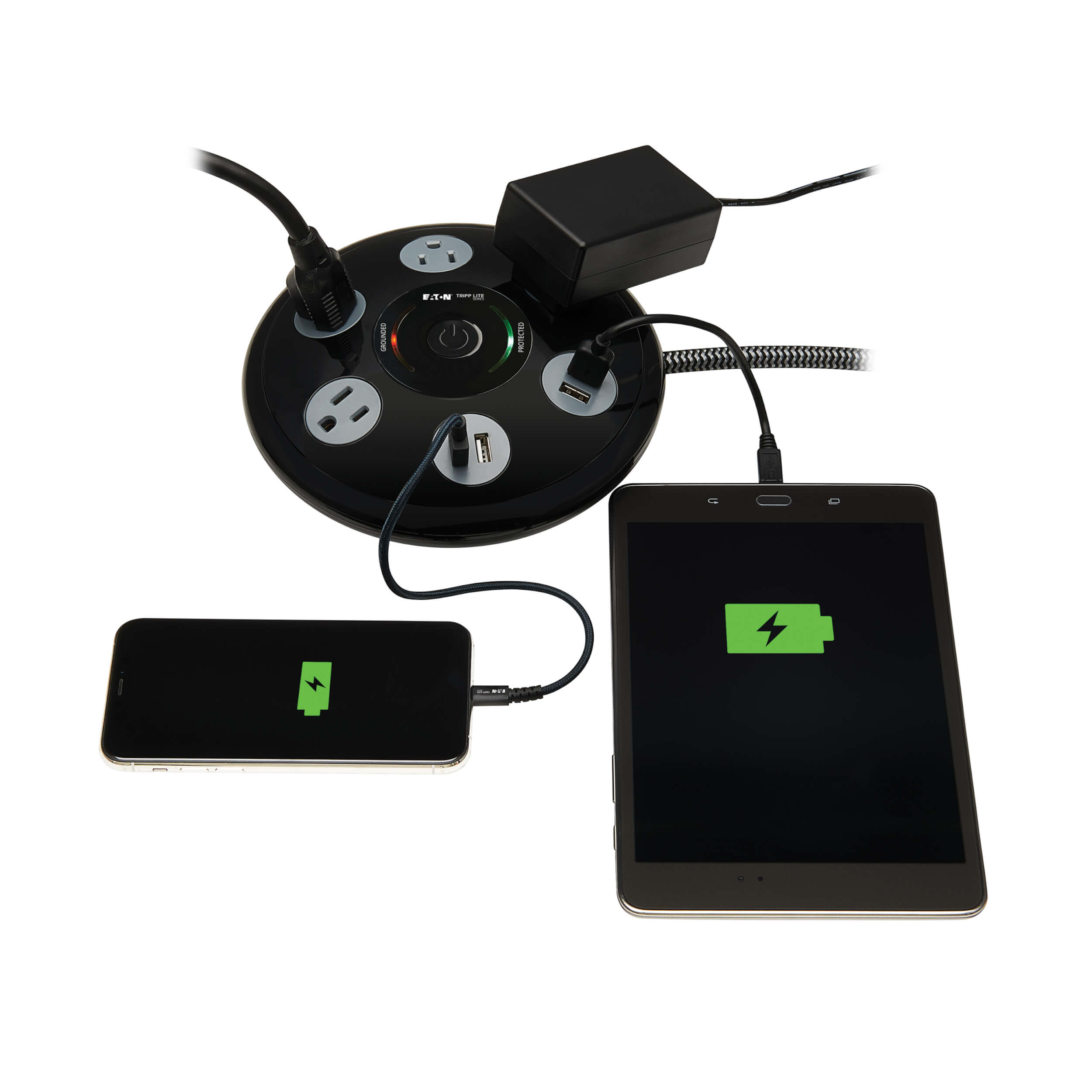 4 Outlet Conference Room Surge Protector, 4 USB Ports | Eaton