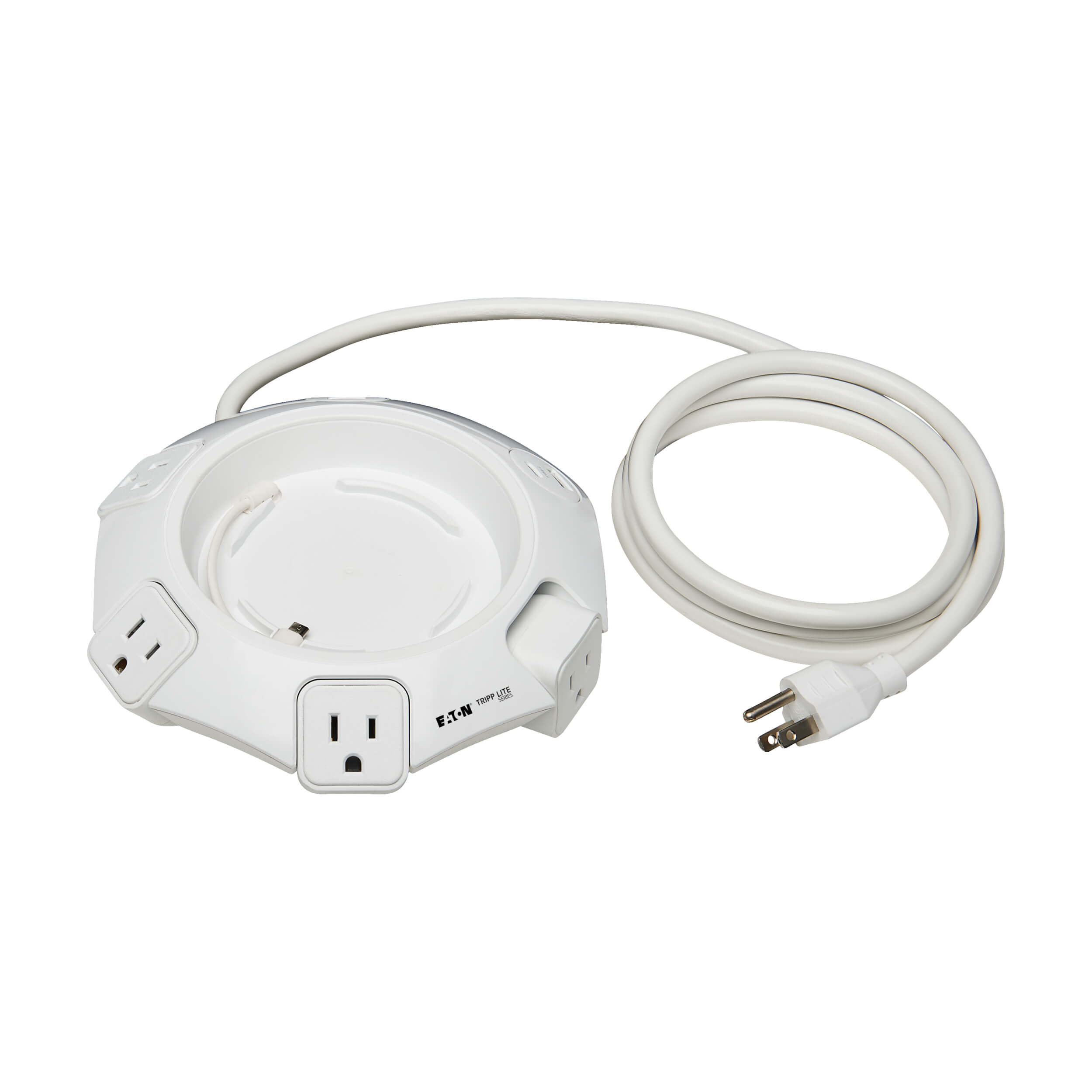 Conference Room Surge Protector, 4 Outlets, USB, Antimicrobial | Eaton