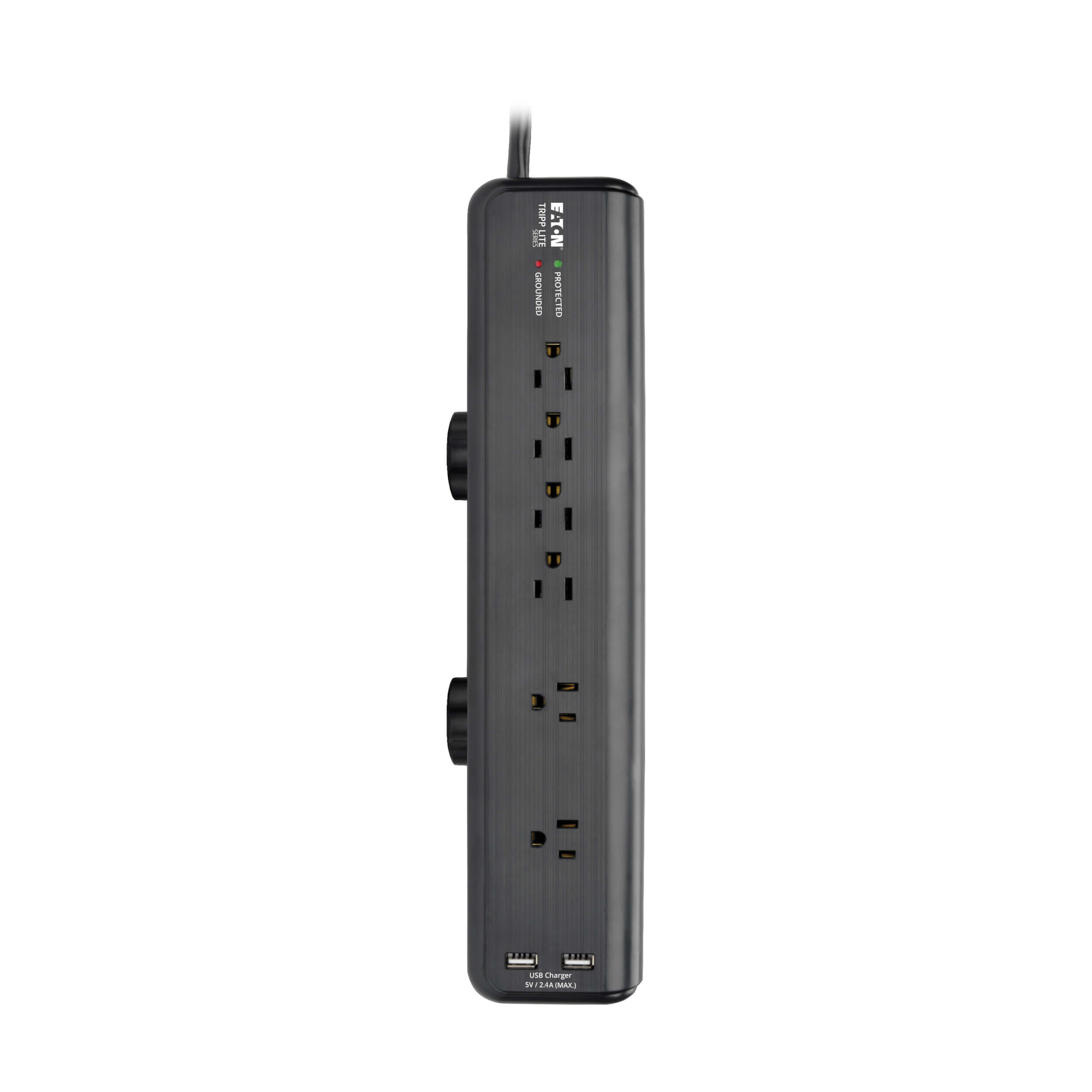 Surge Protector, Clamp Mount, 6 Outlet, 2100 Joules, 2 USB | Eaton