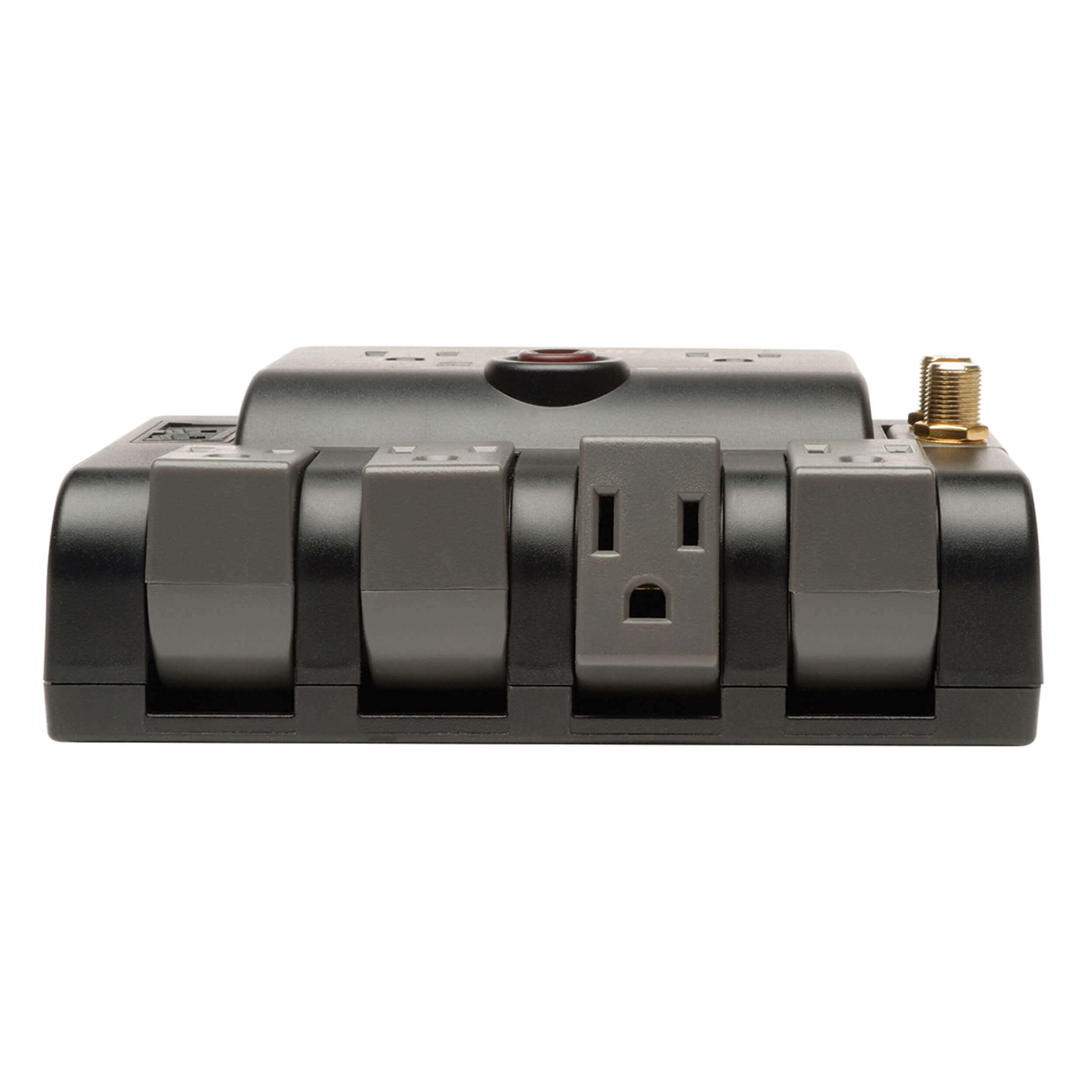 Surge Protector, 6 Outlet, 4 Rotating, 1440 Joules, Coax | Eaton