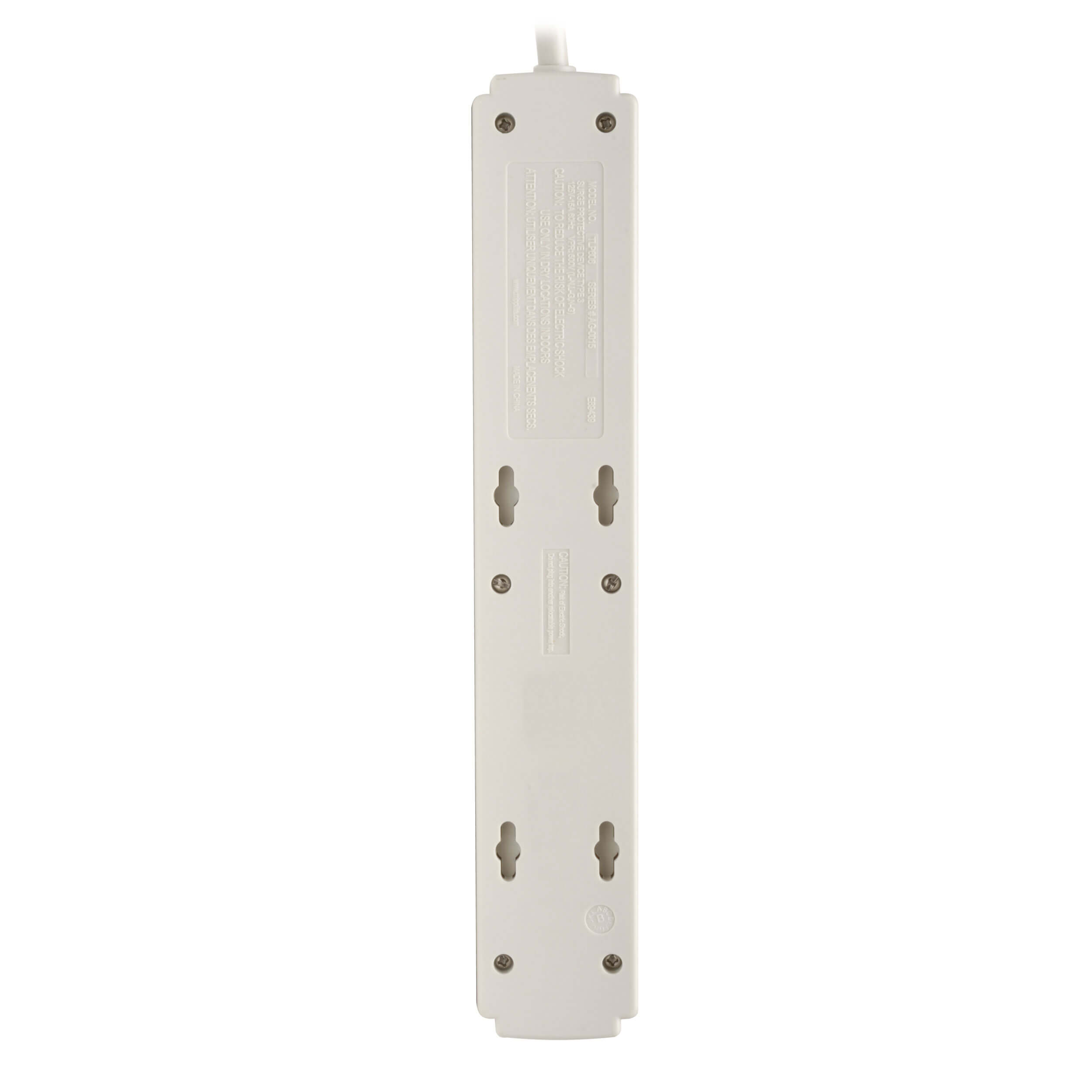 Surge Protector, 6 Outlet, 6 ft. Cord, 790 Joules, LEDs | Eaton