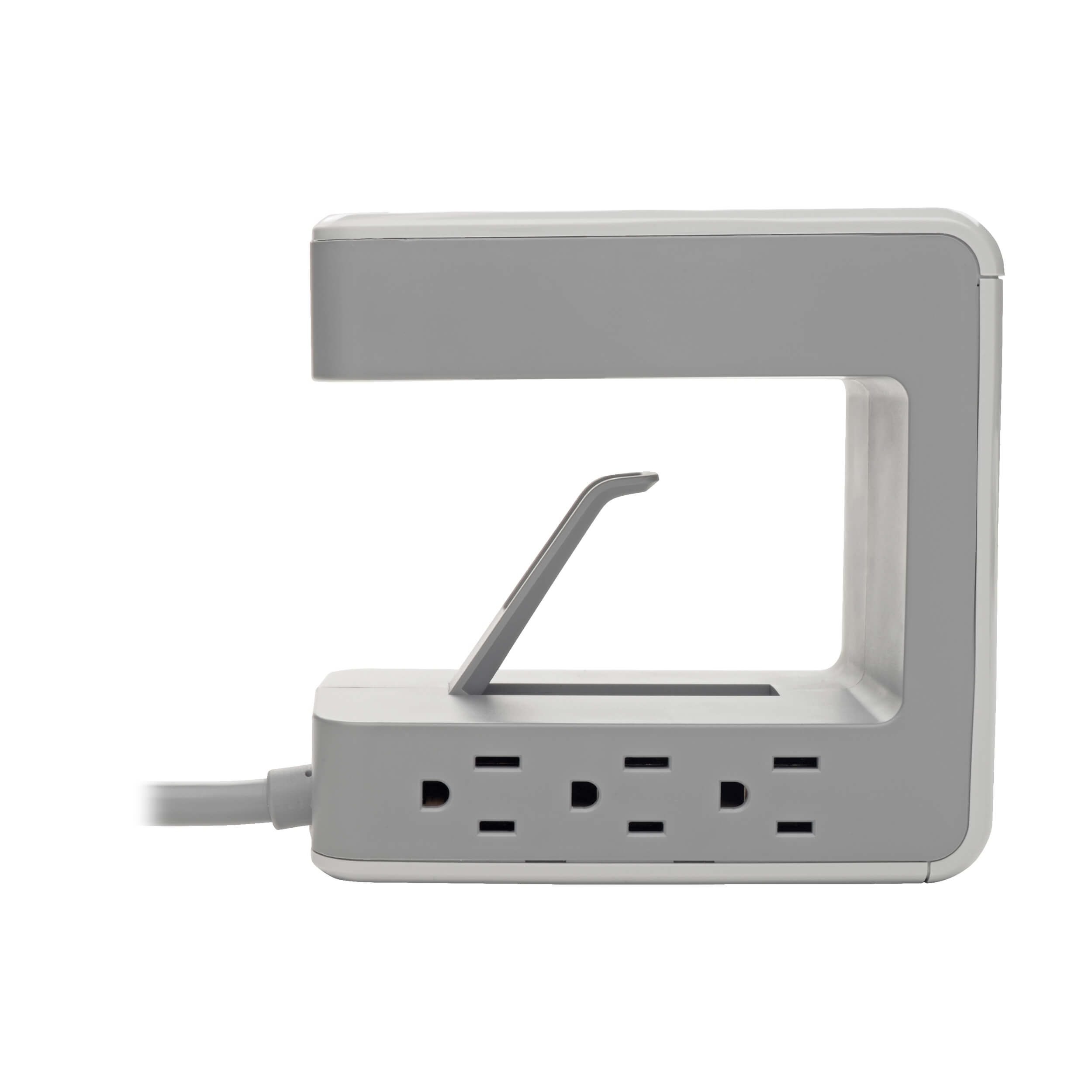 Surge Protector, 6 Outlet, 2 USB-A, 1 USB-C, 8-ft Desk Clamp | Eaton