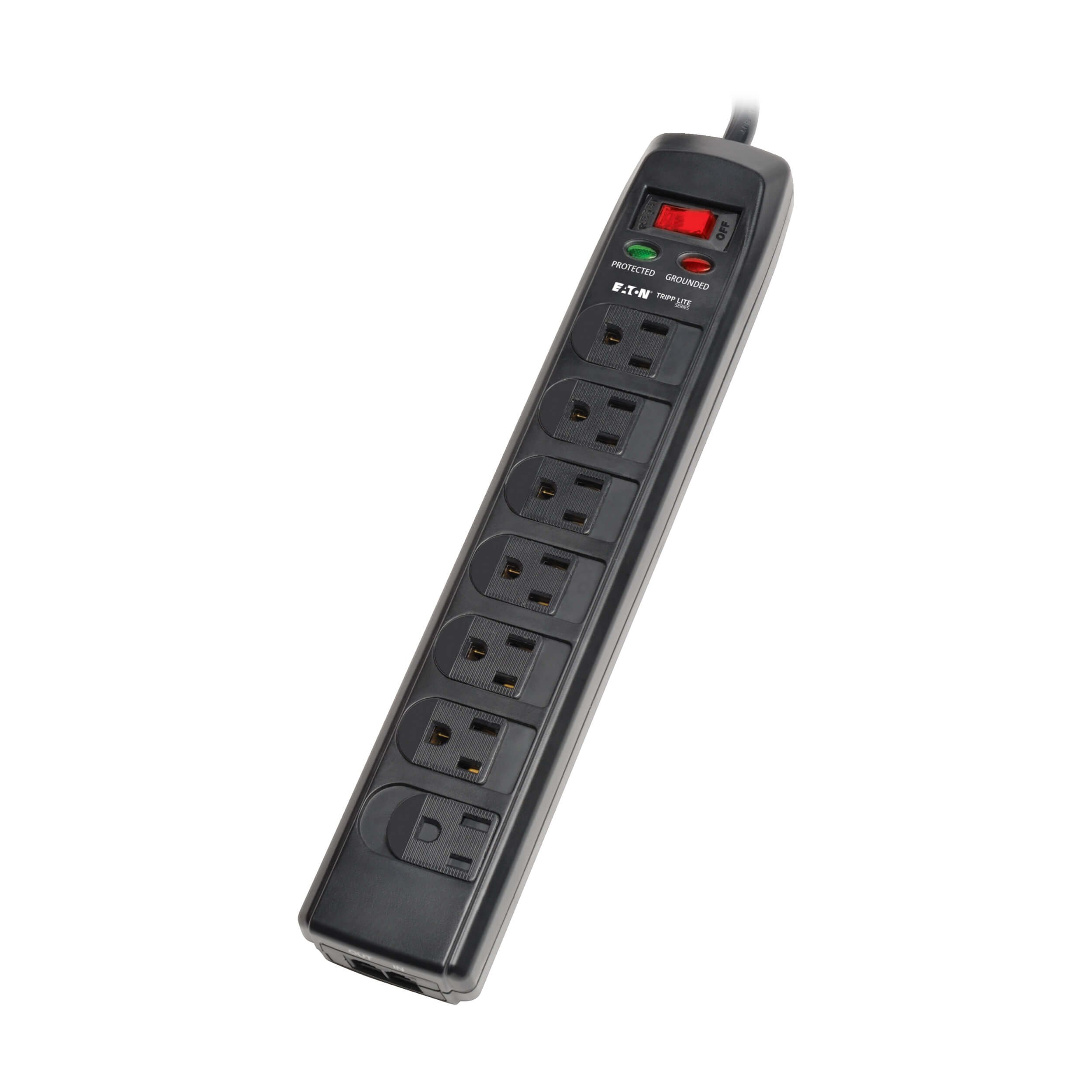 Surge Protector, 7 Outlet, 1440 Joules, 6-ft Cord | Eaton