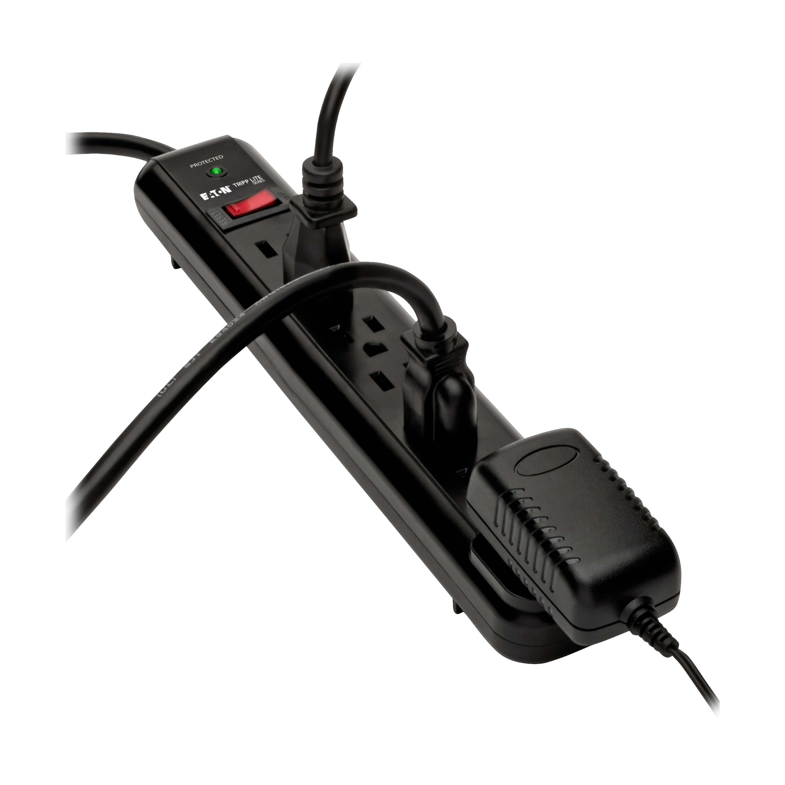 Surge Protector, 7 Outlet, 1080 Joules, 12-ft Cord, LED | Eaton