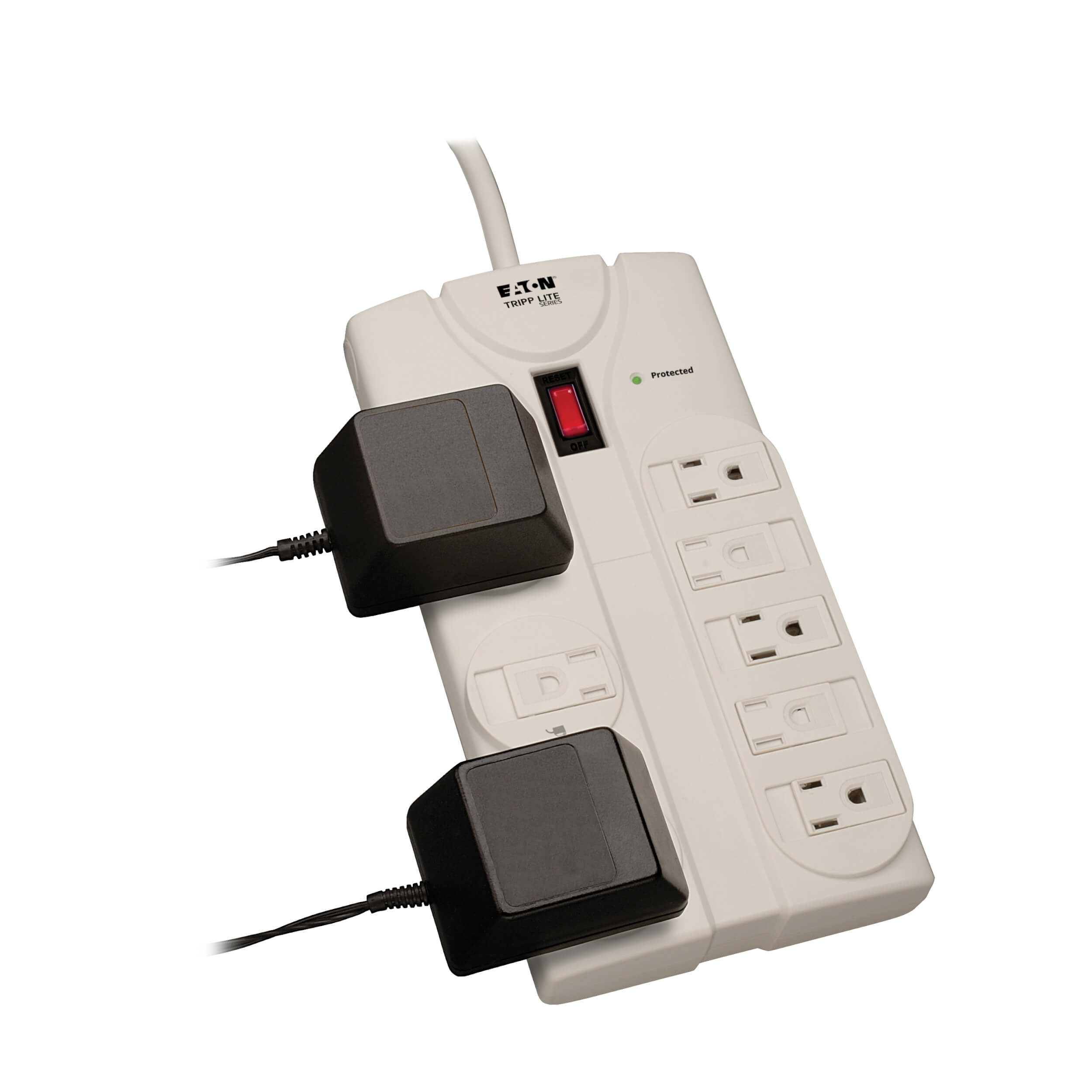 Surge Protector, 8 Outlet, 1440 Joules, 25-ft Cord, LED | Eaton