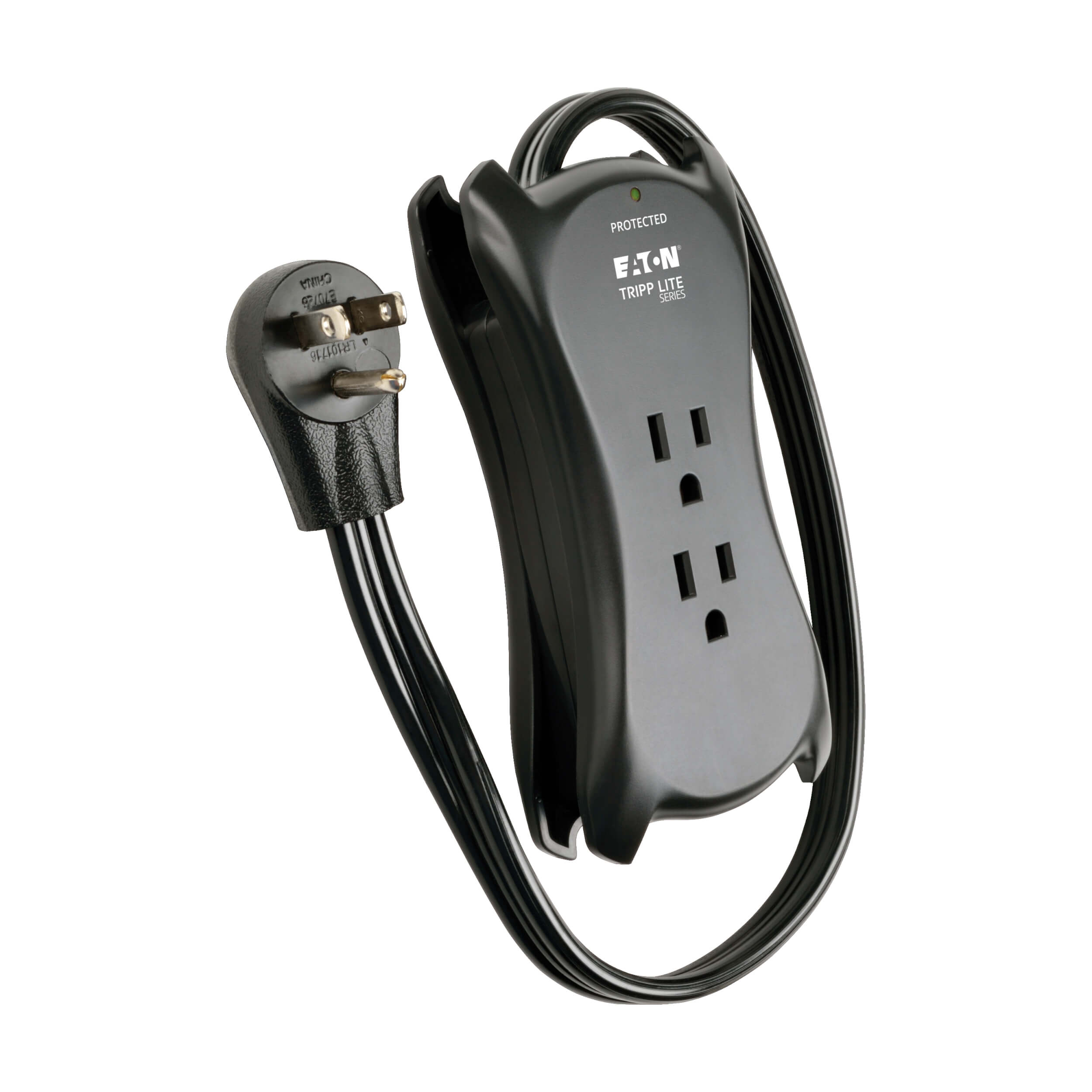 Surge Protector, 3 Outlet, 1050 Joules, 2 USB Ports | Eaton