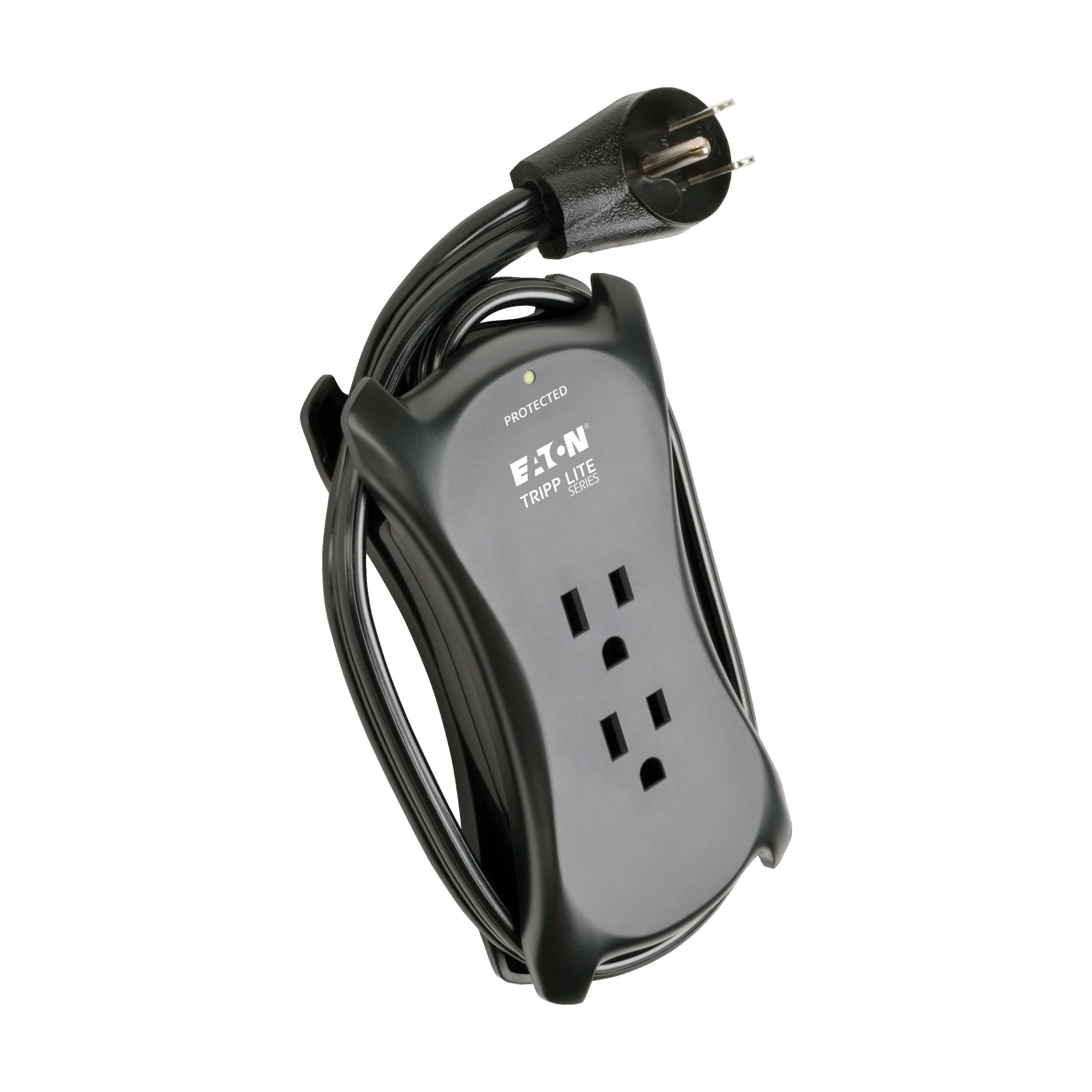 Surge Protector, 3 Outlet, 1050 Joules, 2 USB Ports | Eaton