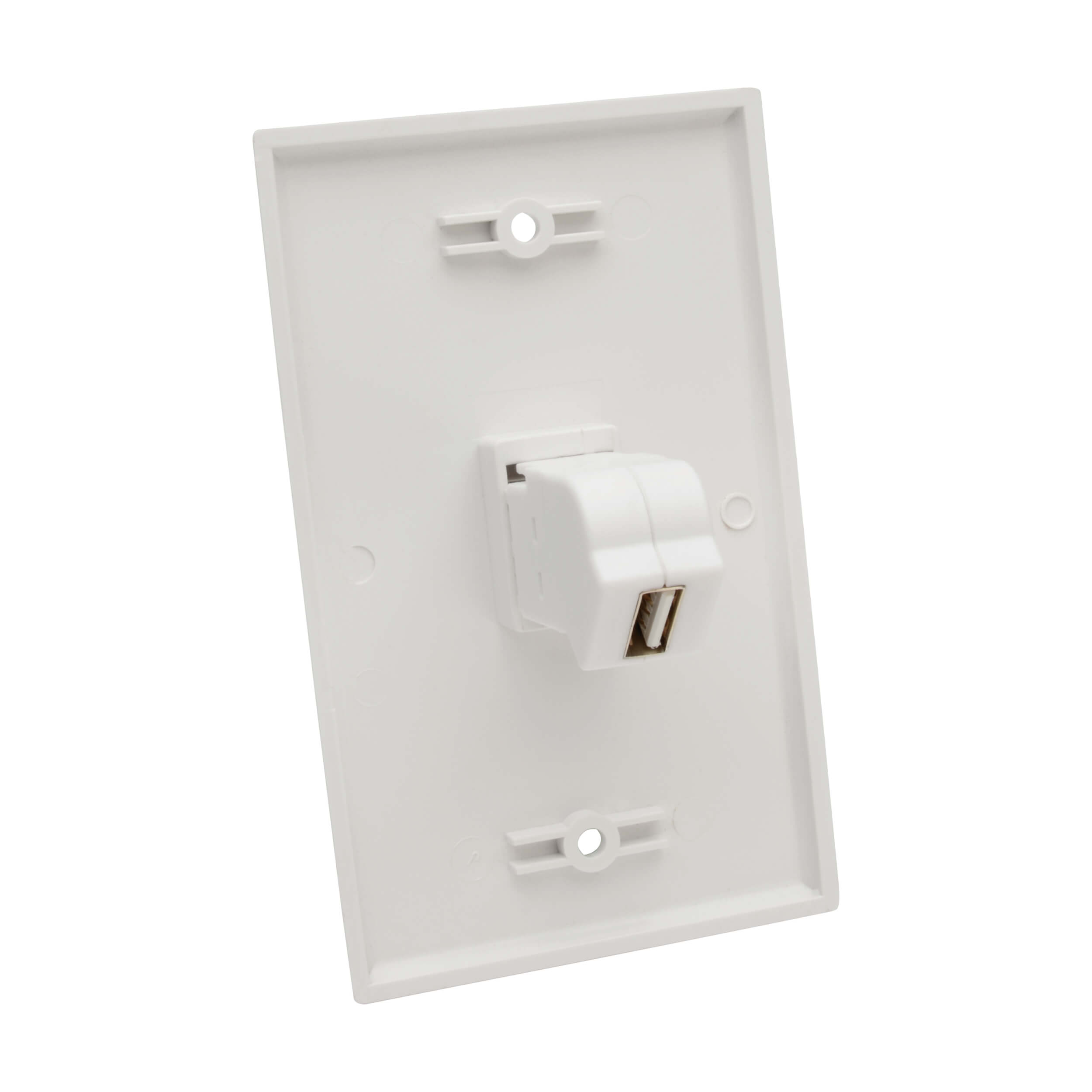 Right Angle USB Connector, White | Eaton