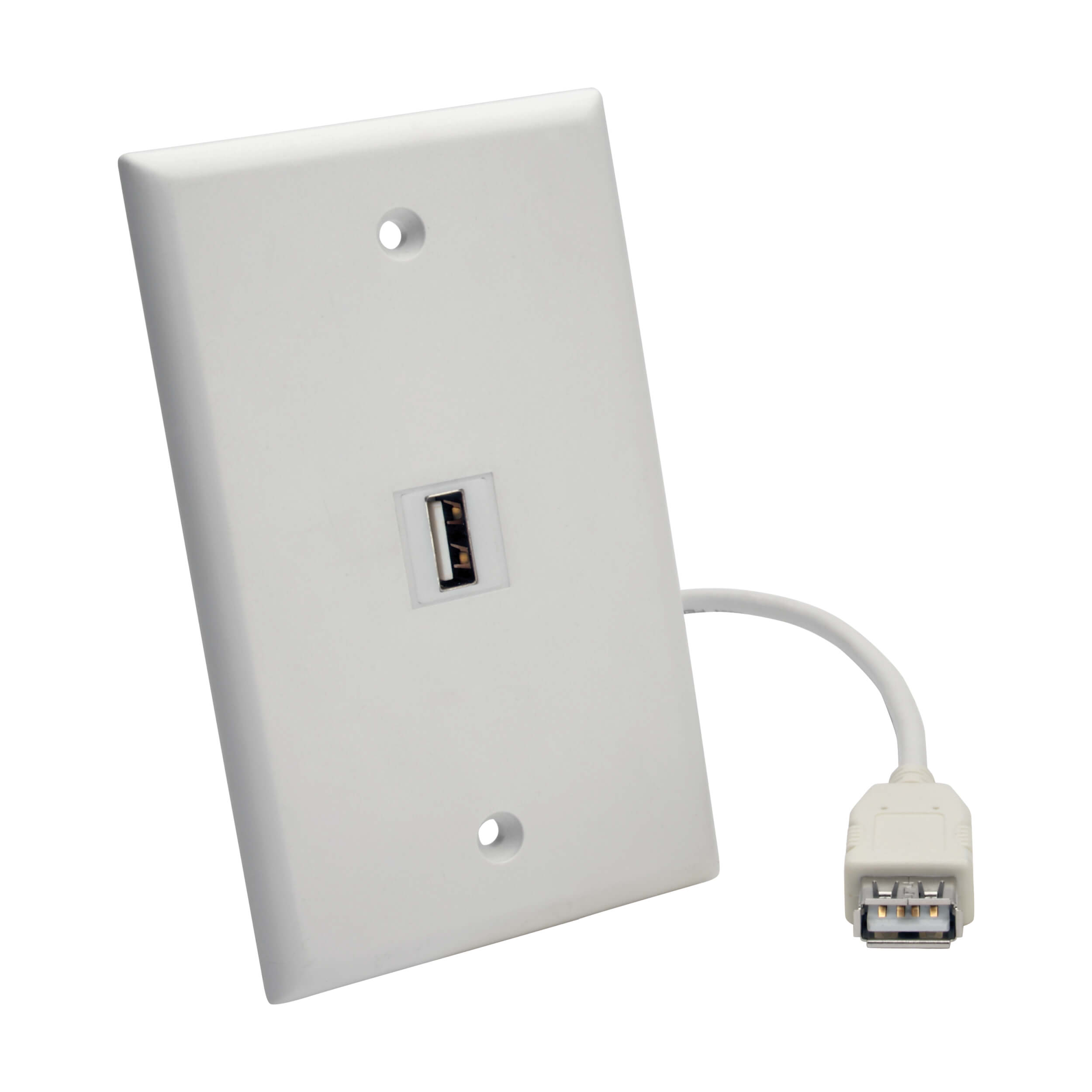 Panel Mount USB Cable, 1ft, Female to Female, Angled | Eaton