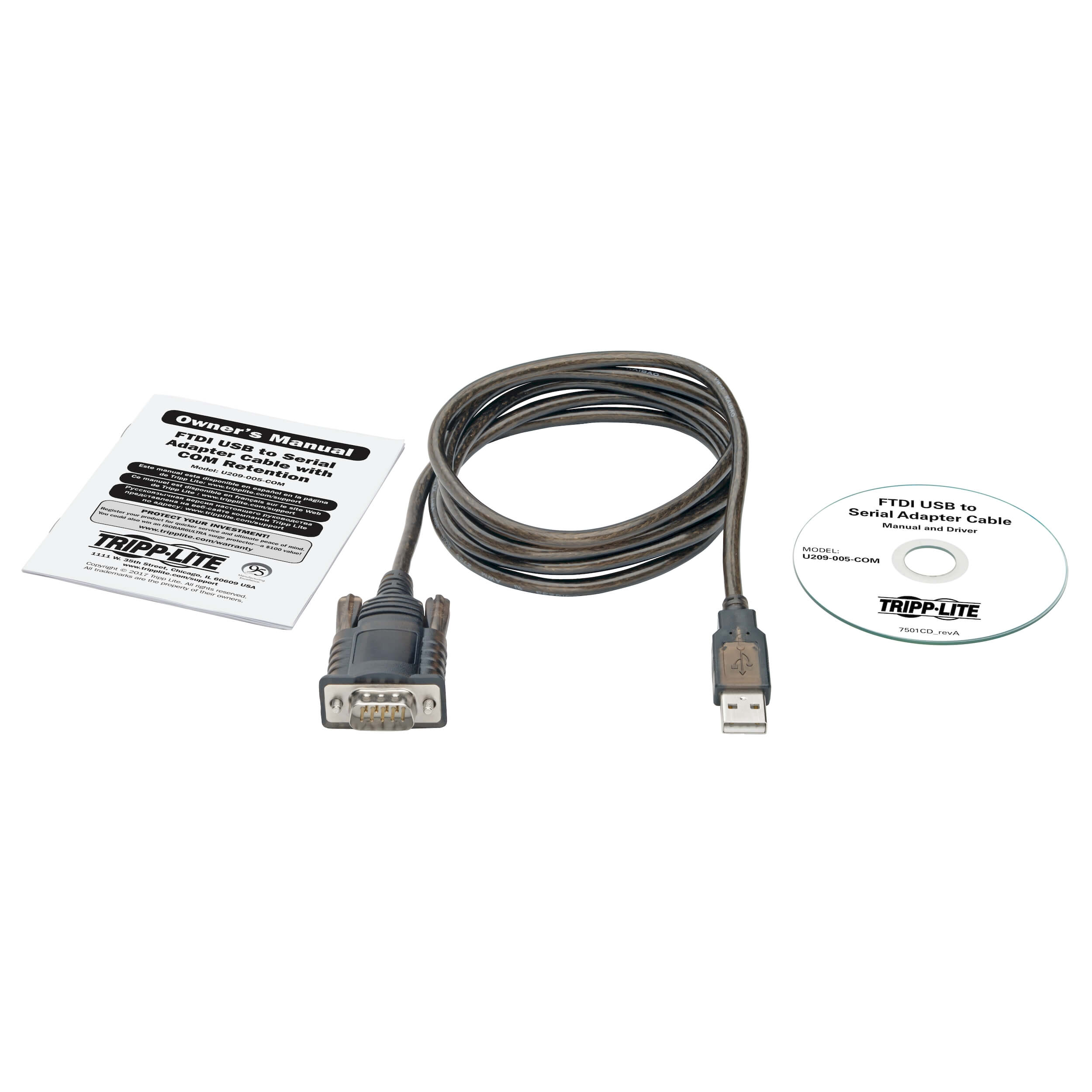 RS232 to USB Adapter Cable, 5-ft | Eaton