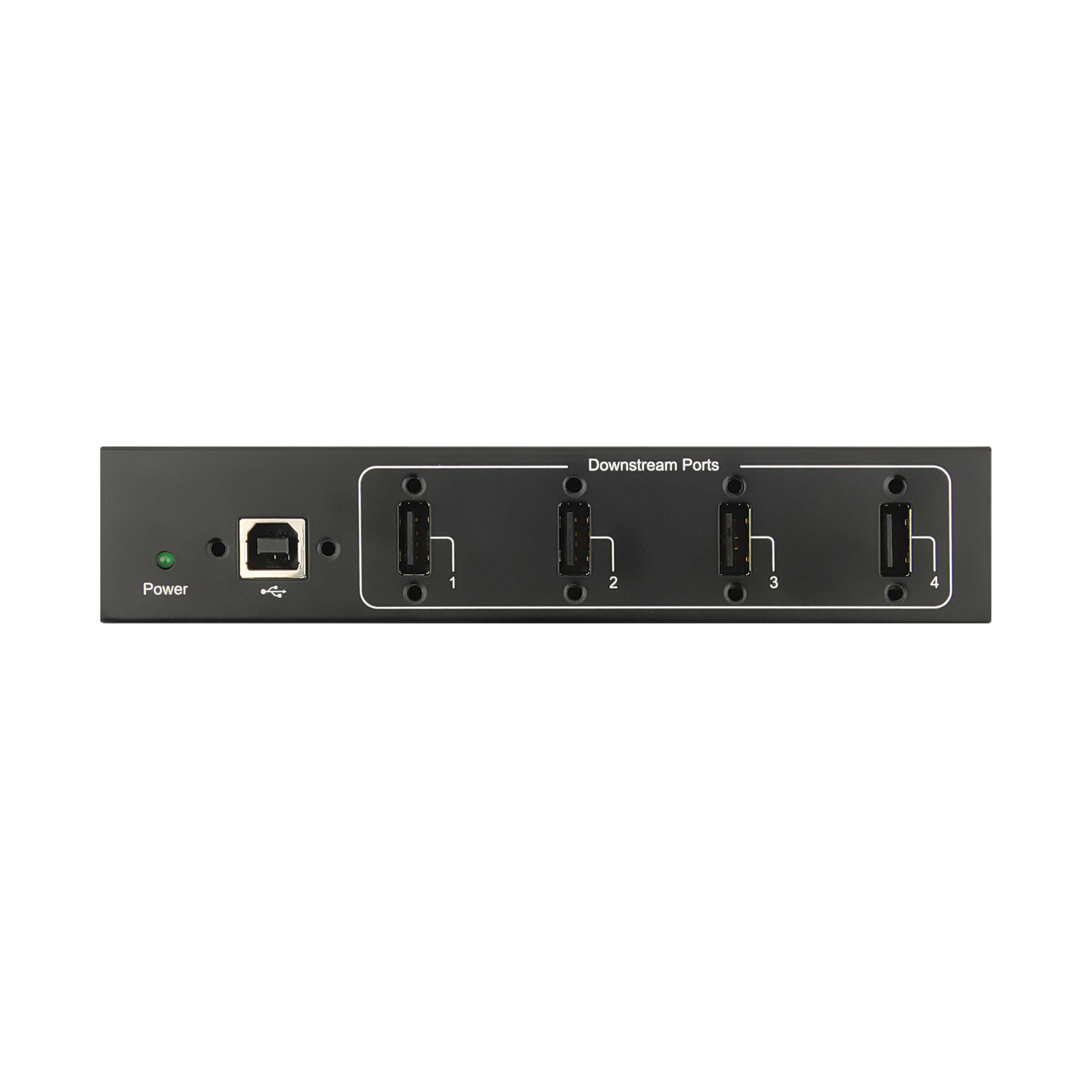 4-Port Industrial-Grade Hub - USB 2.0, Metal Housing, ESD Protection ...