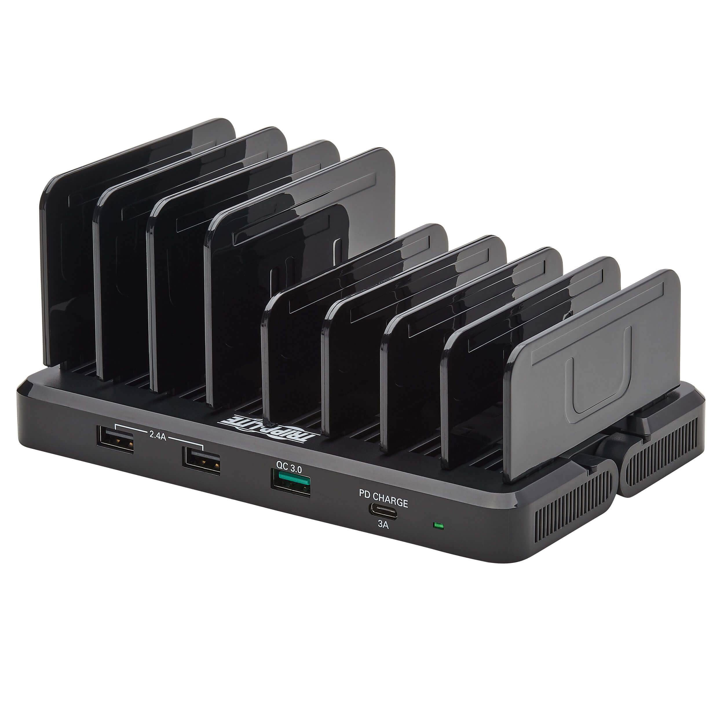 8-Port USB Charging Station, 120W, USB-A, USB-C with PD Charging | Eaton