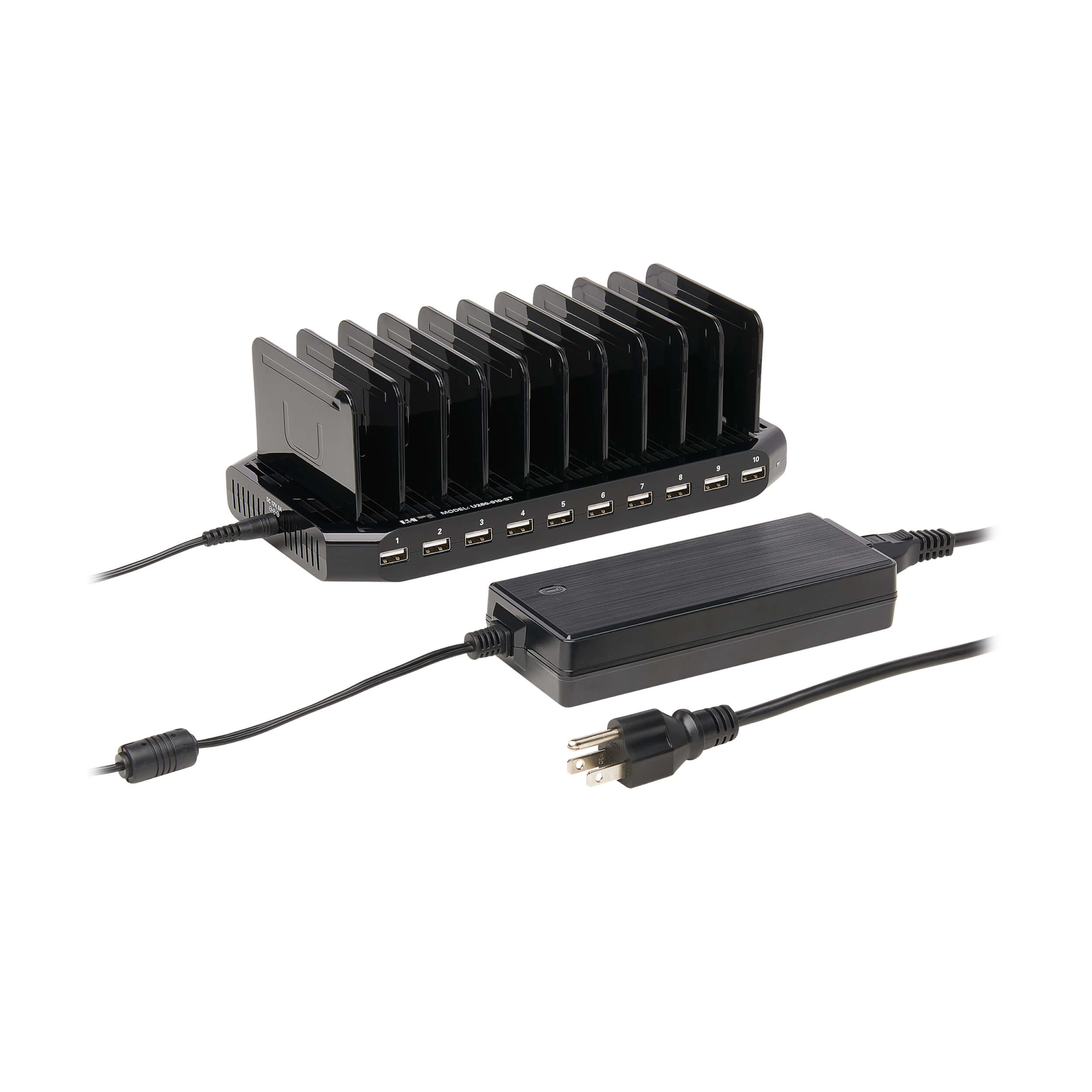 10-Port USB Charging Station, 12V 8A 96W USB, Output | Eaton