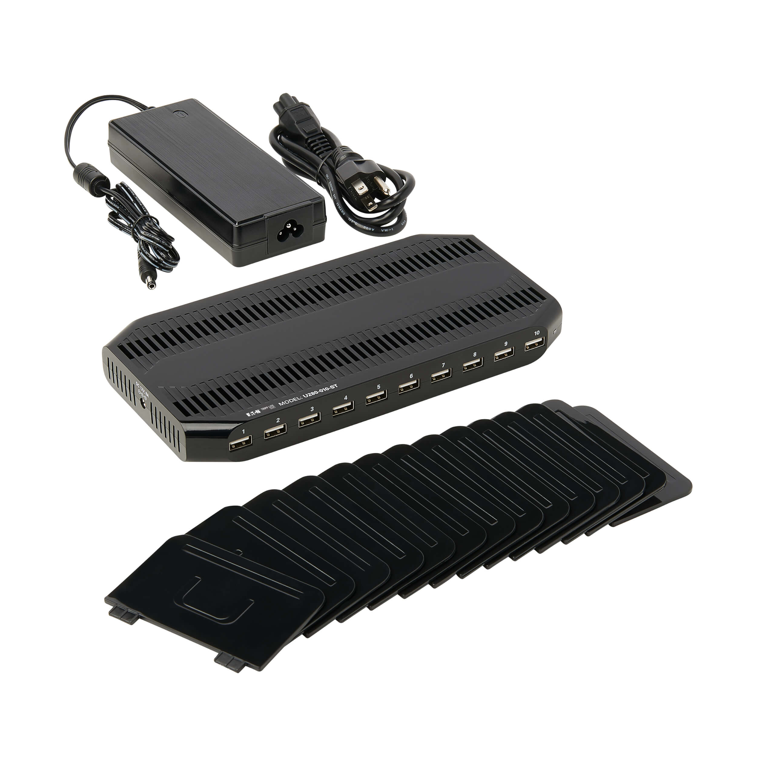 10-Port USB Charging Station, 12V 8A 96W USB, Output | Eaton