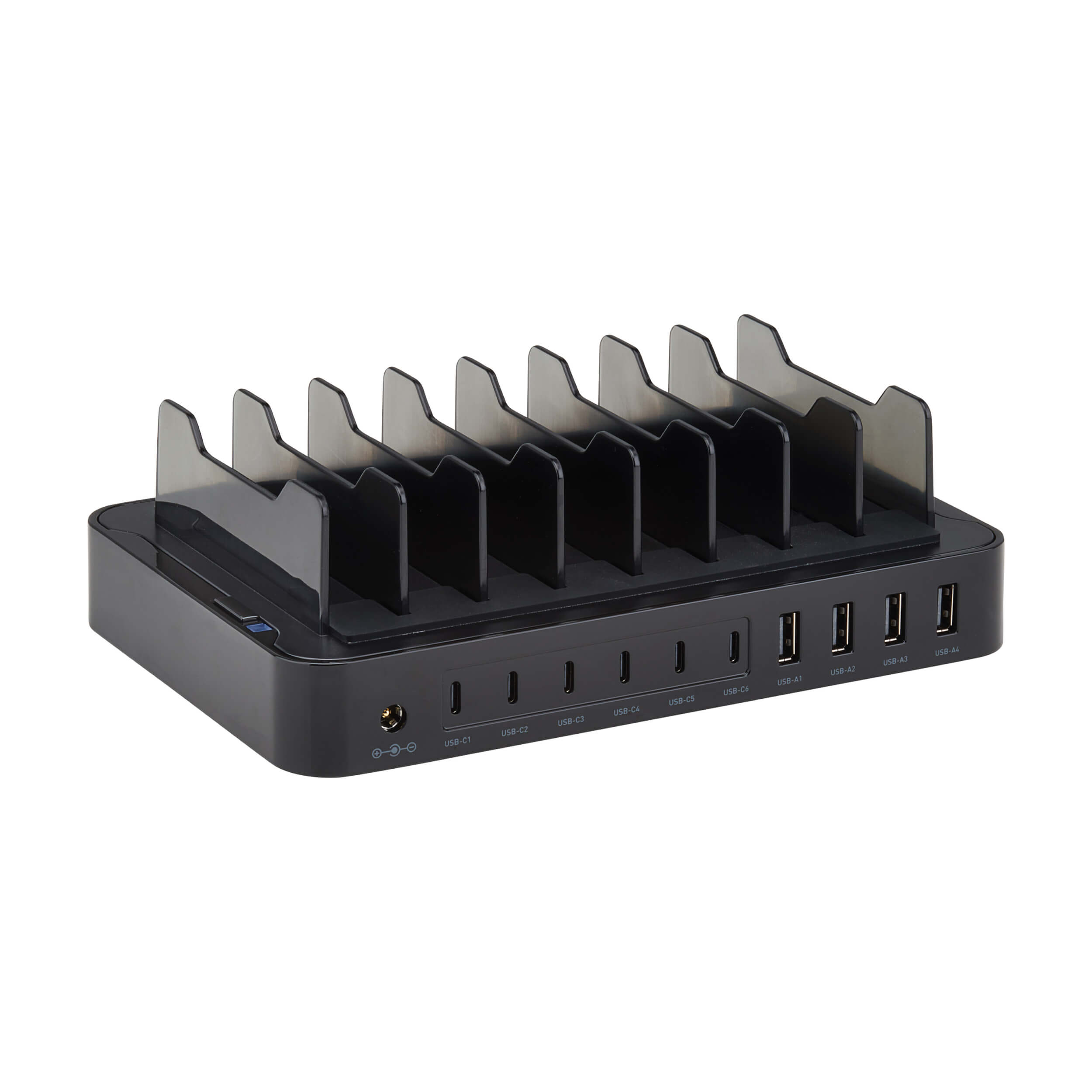 10-Port USB Charging Station, 21V 7.1A 120W, 6x USB-C, 4x USB-A | Eaton