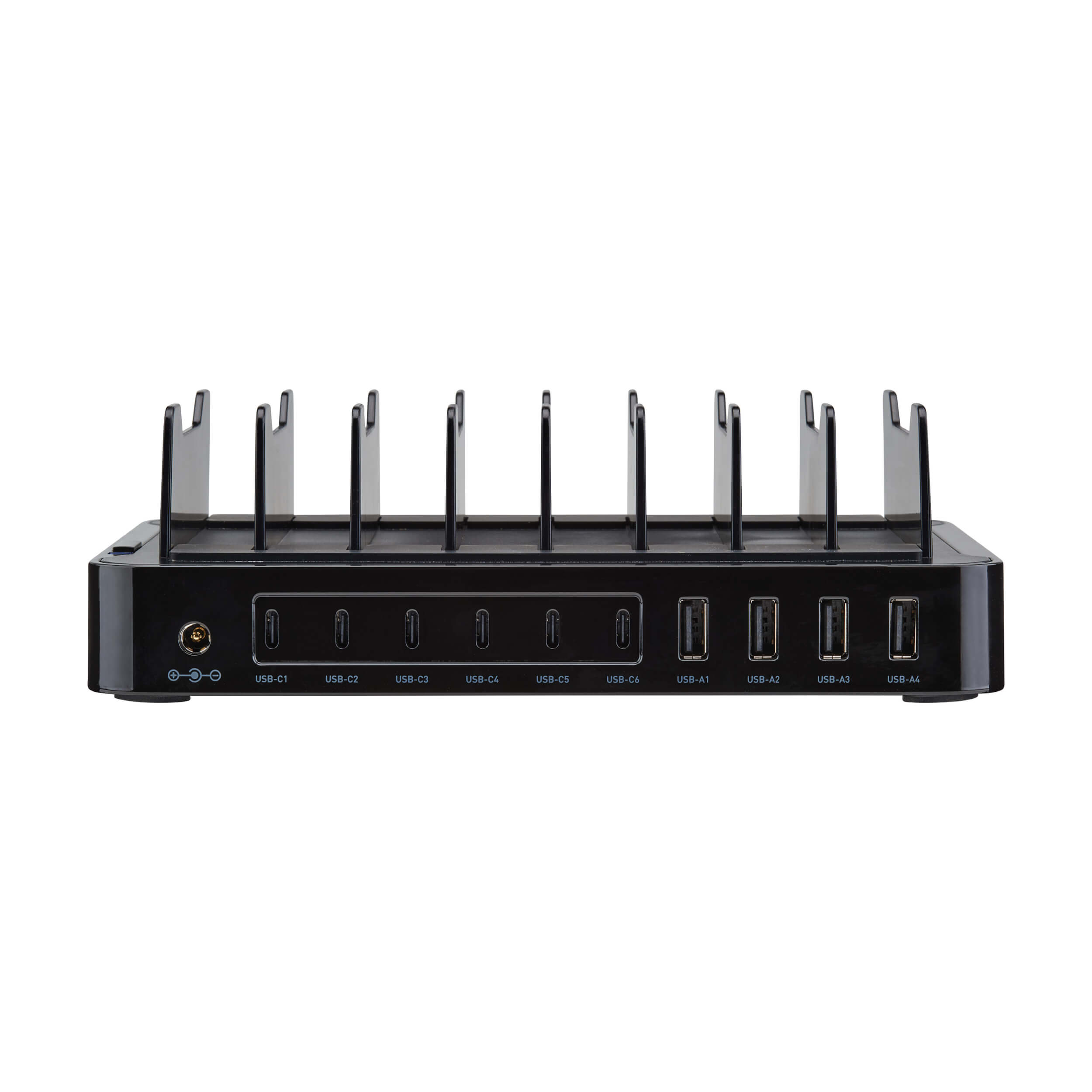 10-Port USB Charging Station, 21V 7.1A 120W, 6x USB-C, 4x USB-A | Eaton