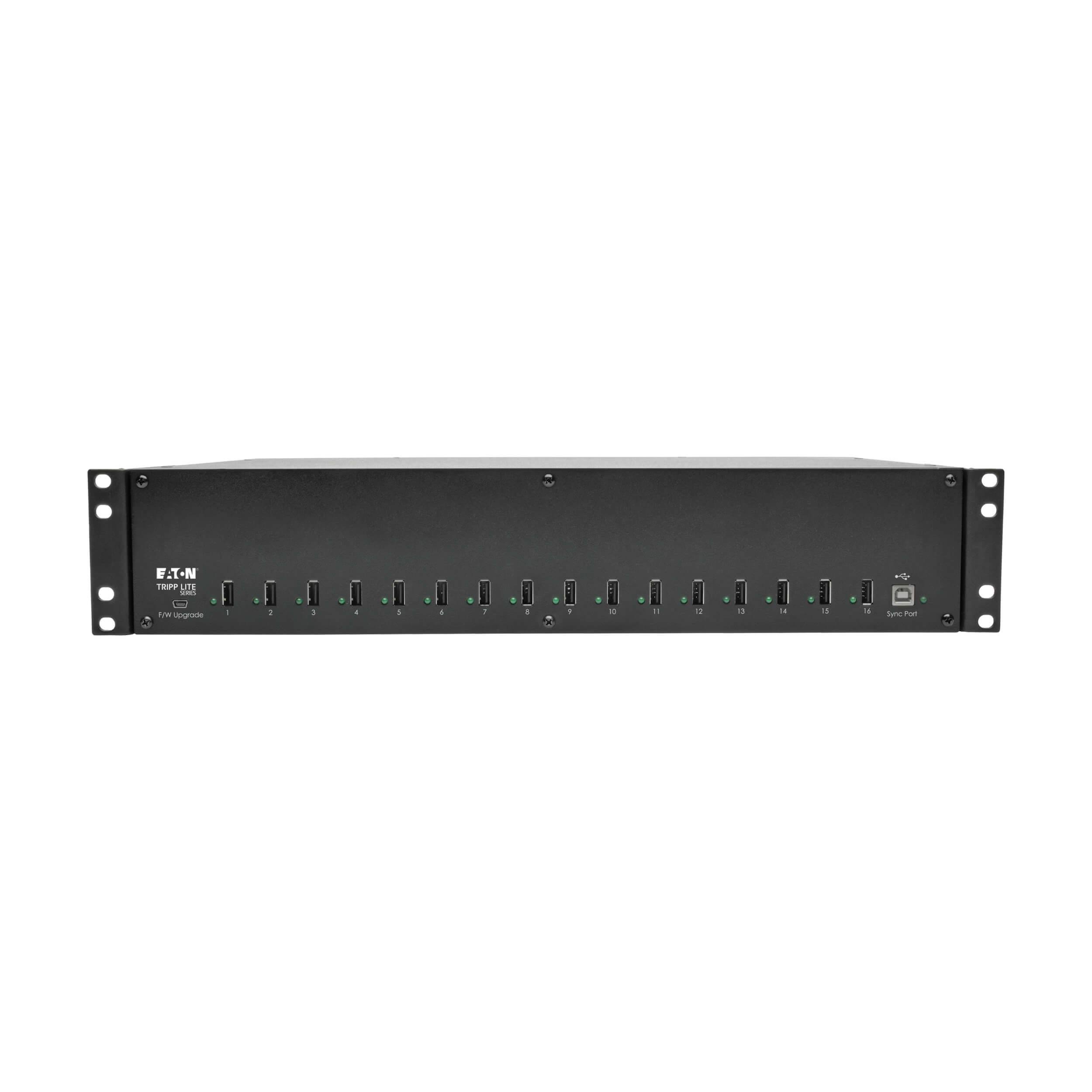 16-Port USB Charging Station, 230V 5V 40A 200W, 2U Rack-Mount | Eaton
