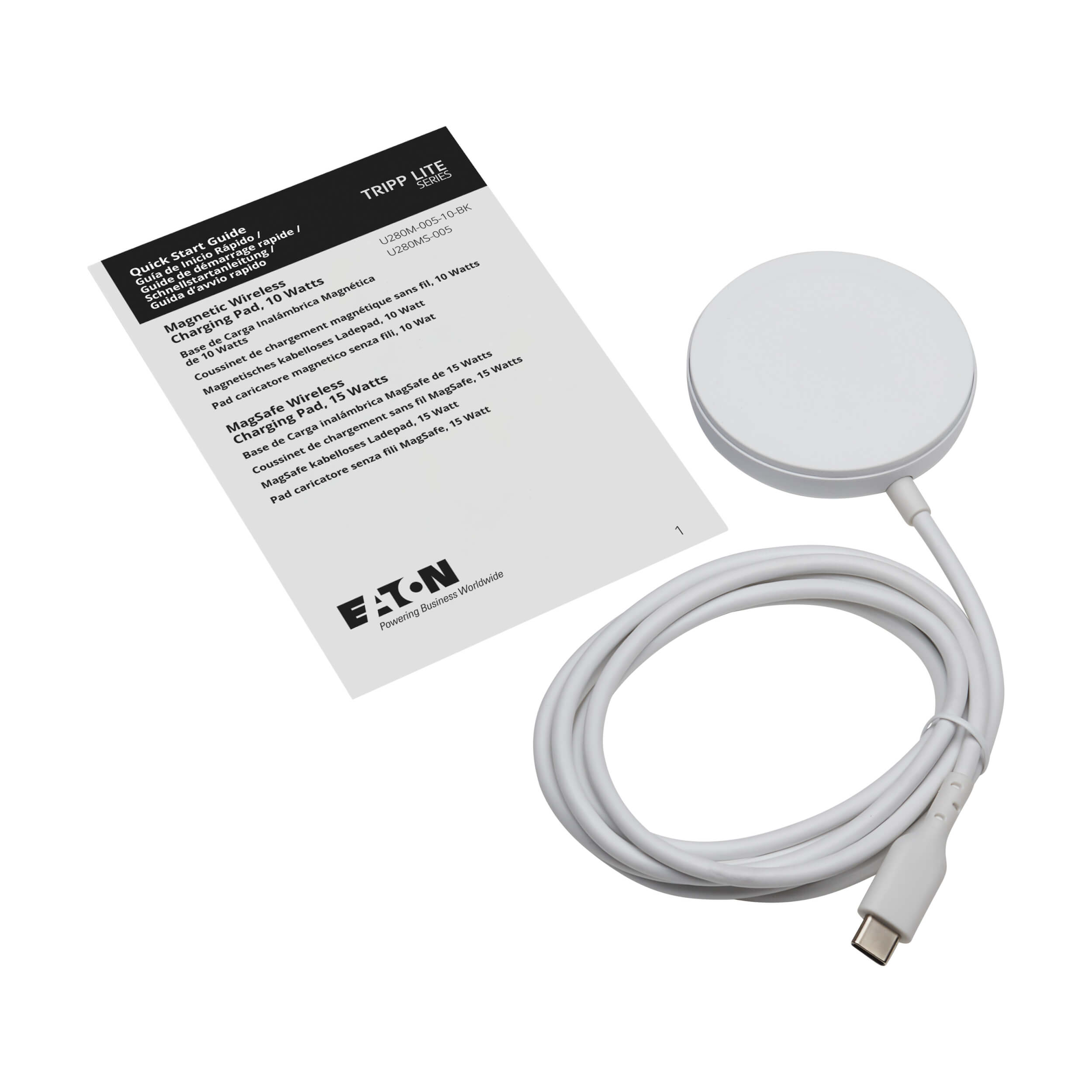 MagSafe Wireless Charging Pad Adjustable Stand, 15W, 5ft USB-C | Eaton