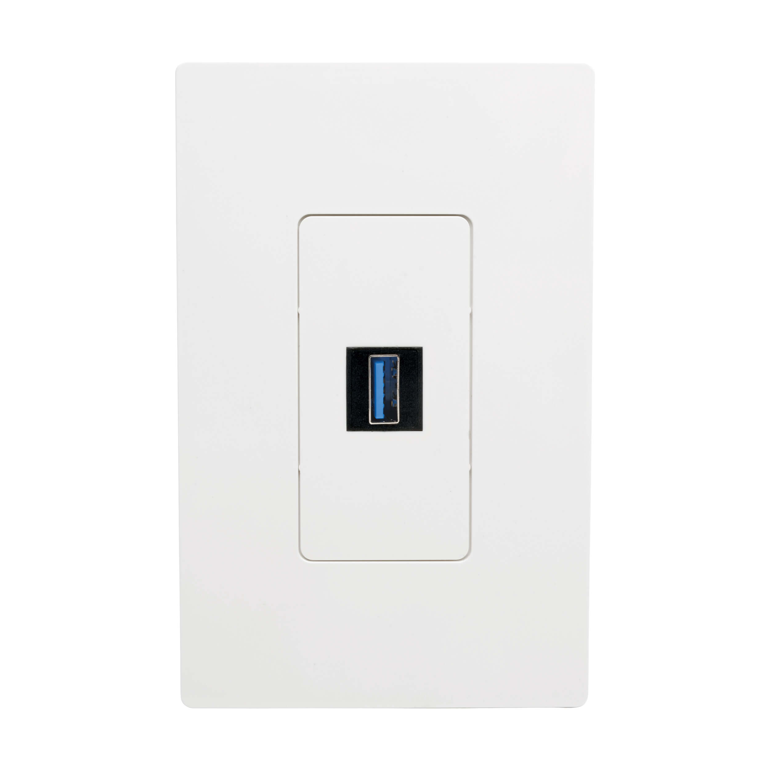 USB 3.0 All-in-One Keystone/Panel Mount Angled Coupler Female | Eaton