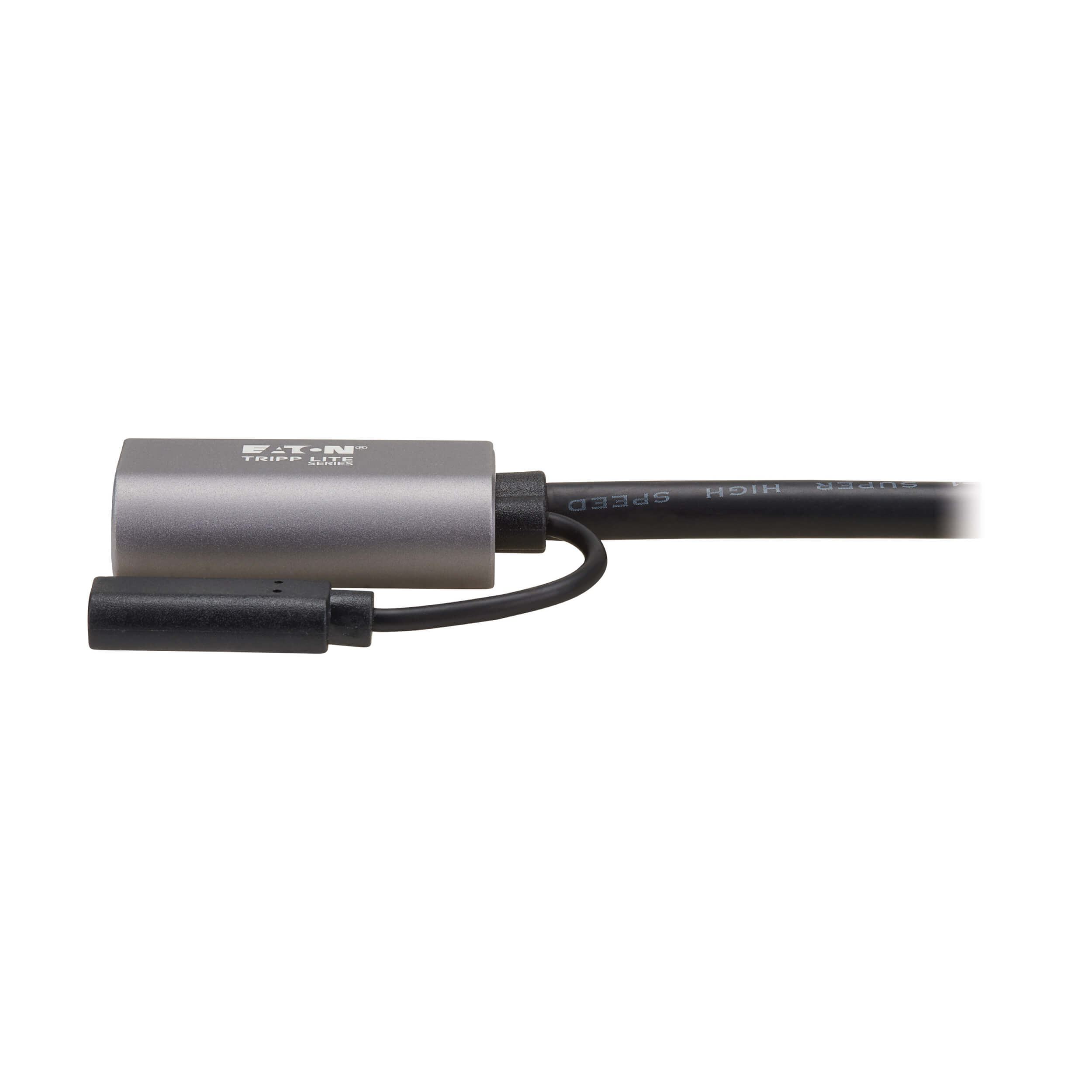USB-C Extension Cable, Signal Booster, USB-C Power Port, 10M | Eaton