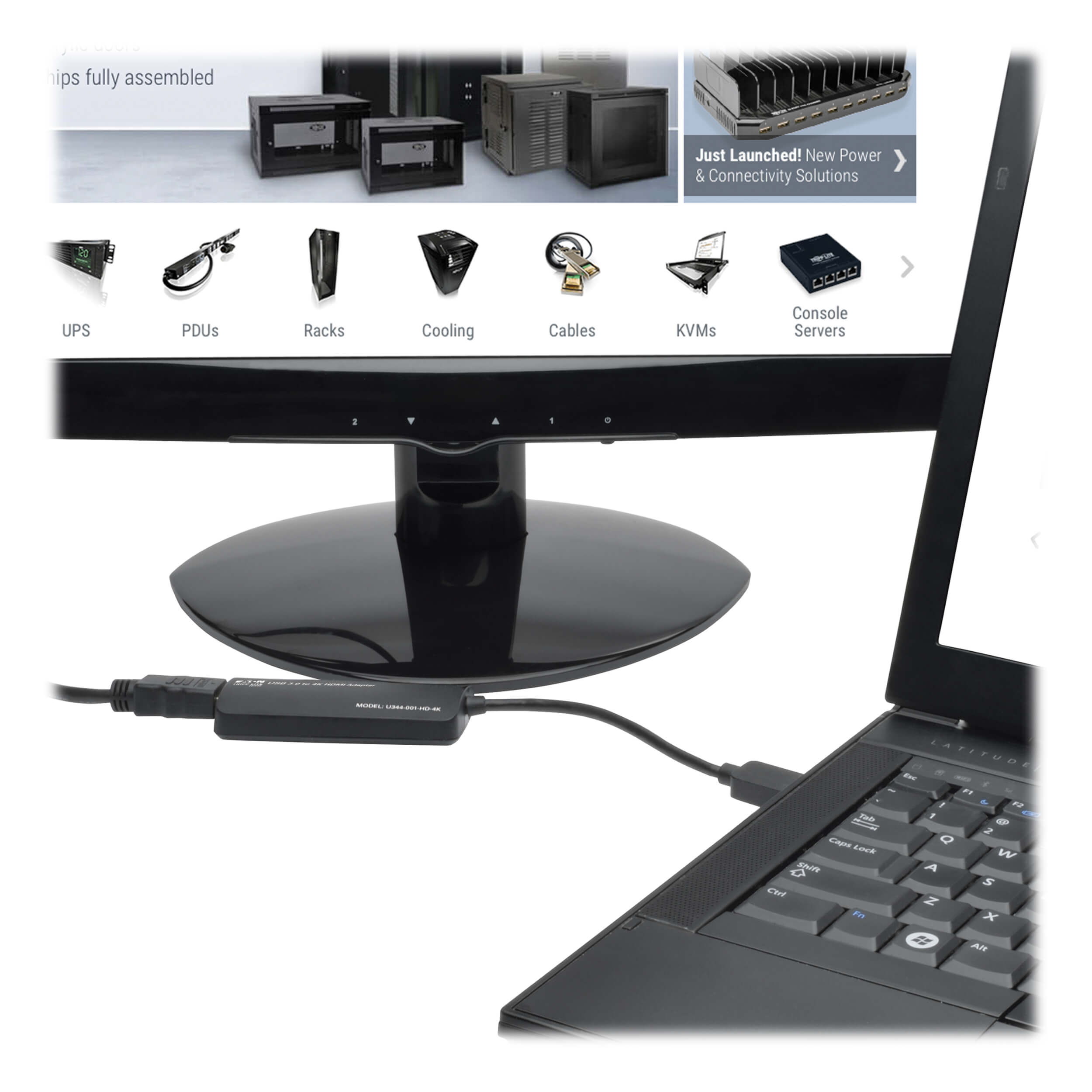 USB 3.0 to 4K HDMI Adpater, Dual-Monitor | Eaton