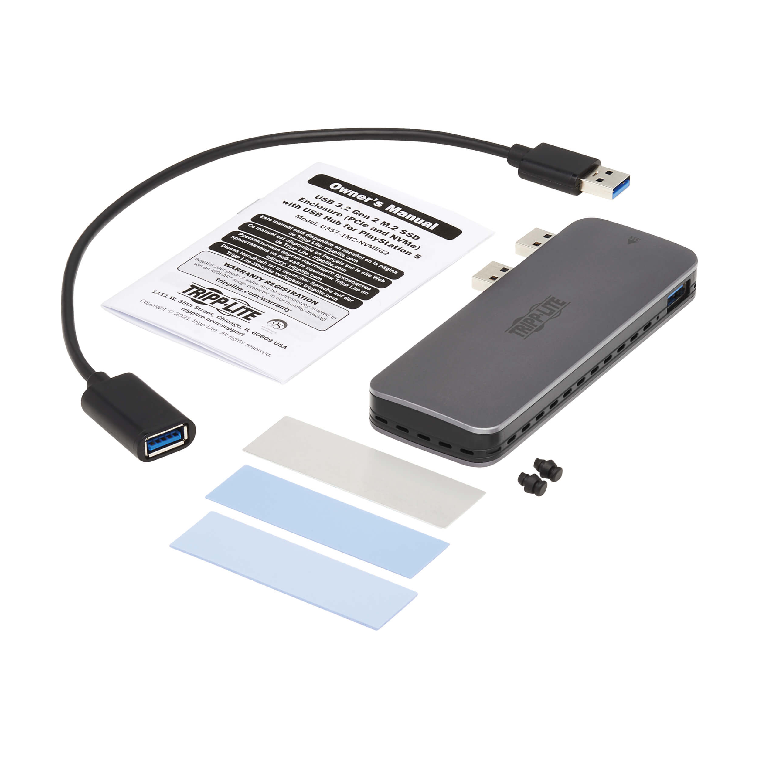 Hot-Swap SSD Enclosure for PlayStation 5, USB-A, 10Gbps | Eaton
