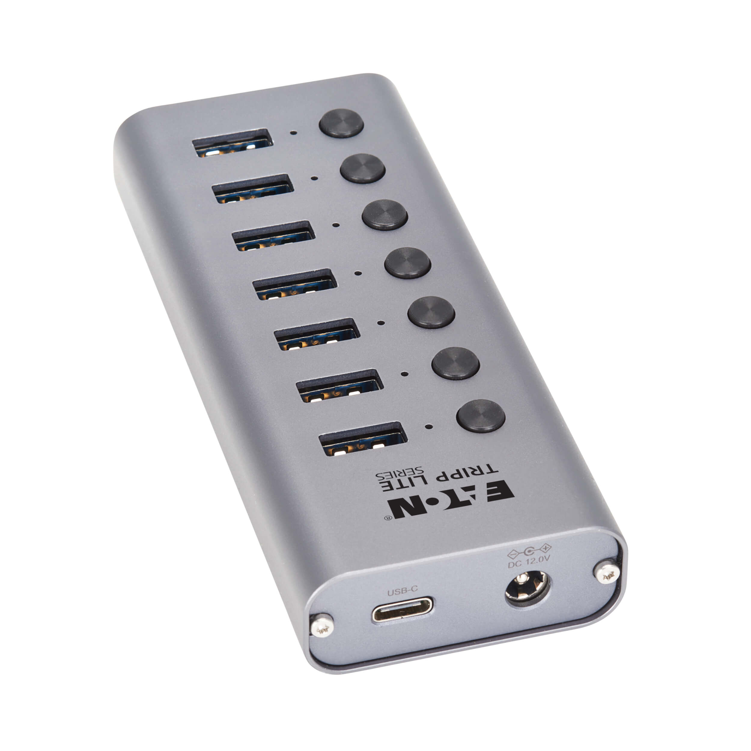 7-Port Slim USB Hub, 5 Gbps, USB-A USB-C Hub, Thunderbolt 3 | Eaton