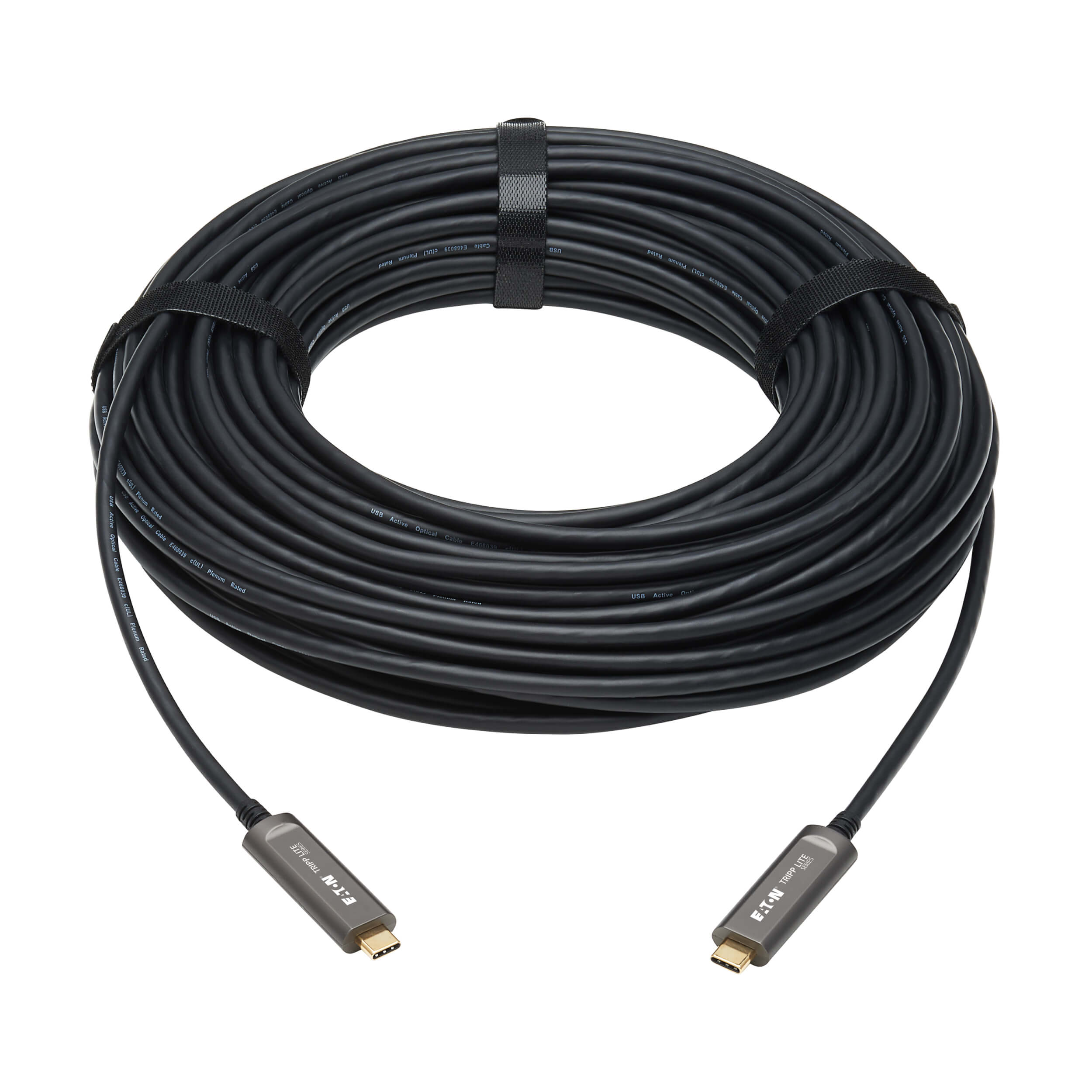 USB Active Optical Cable AOC, Plenum-Rated, USB-C to USB-C, 20 m | Eaton