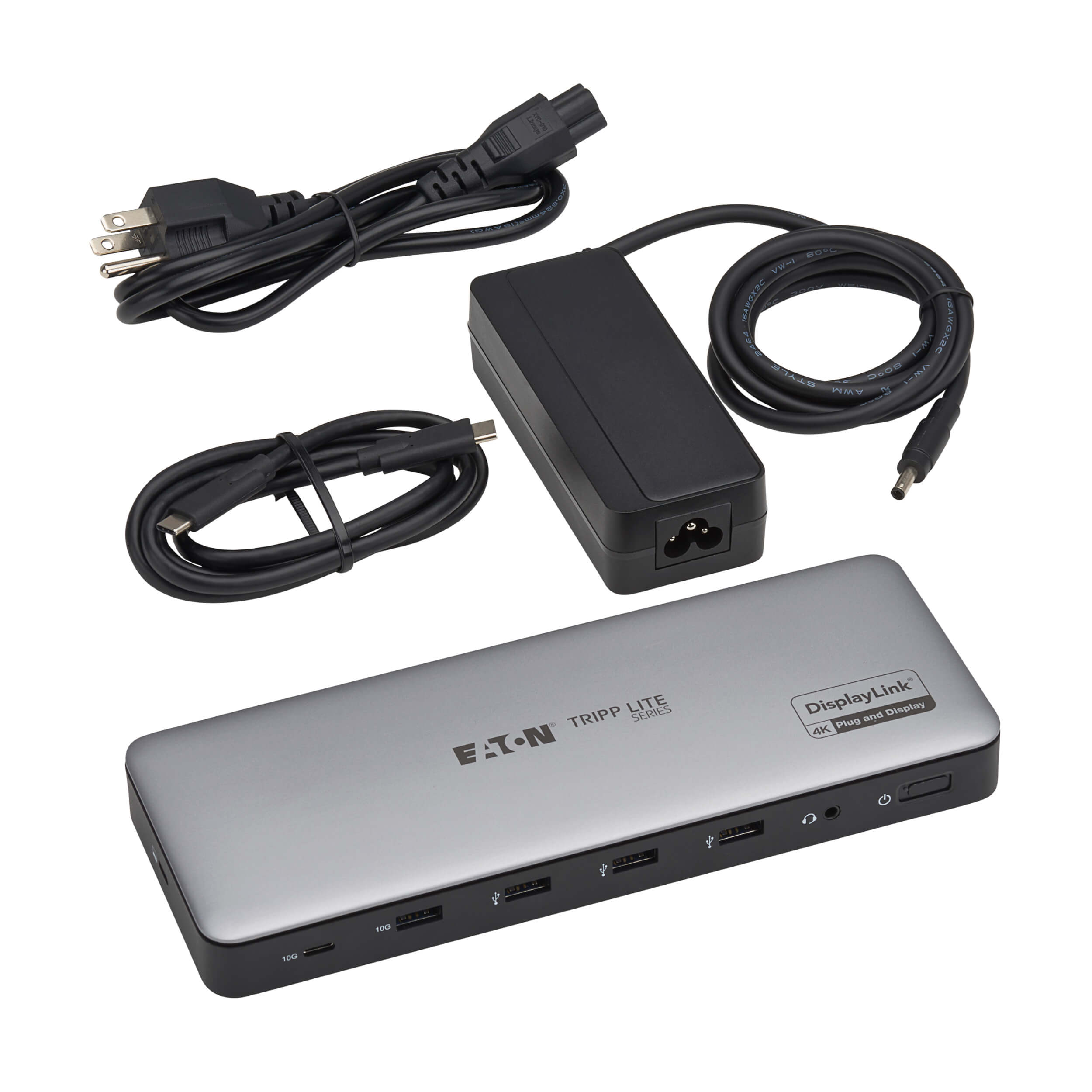 USB-C Universal Dock, Triple Display, 4K HDMI, Displayport, USB, 100W ...