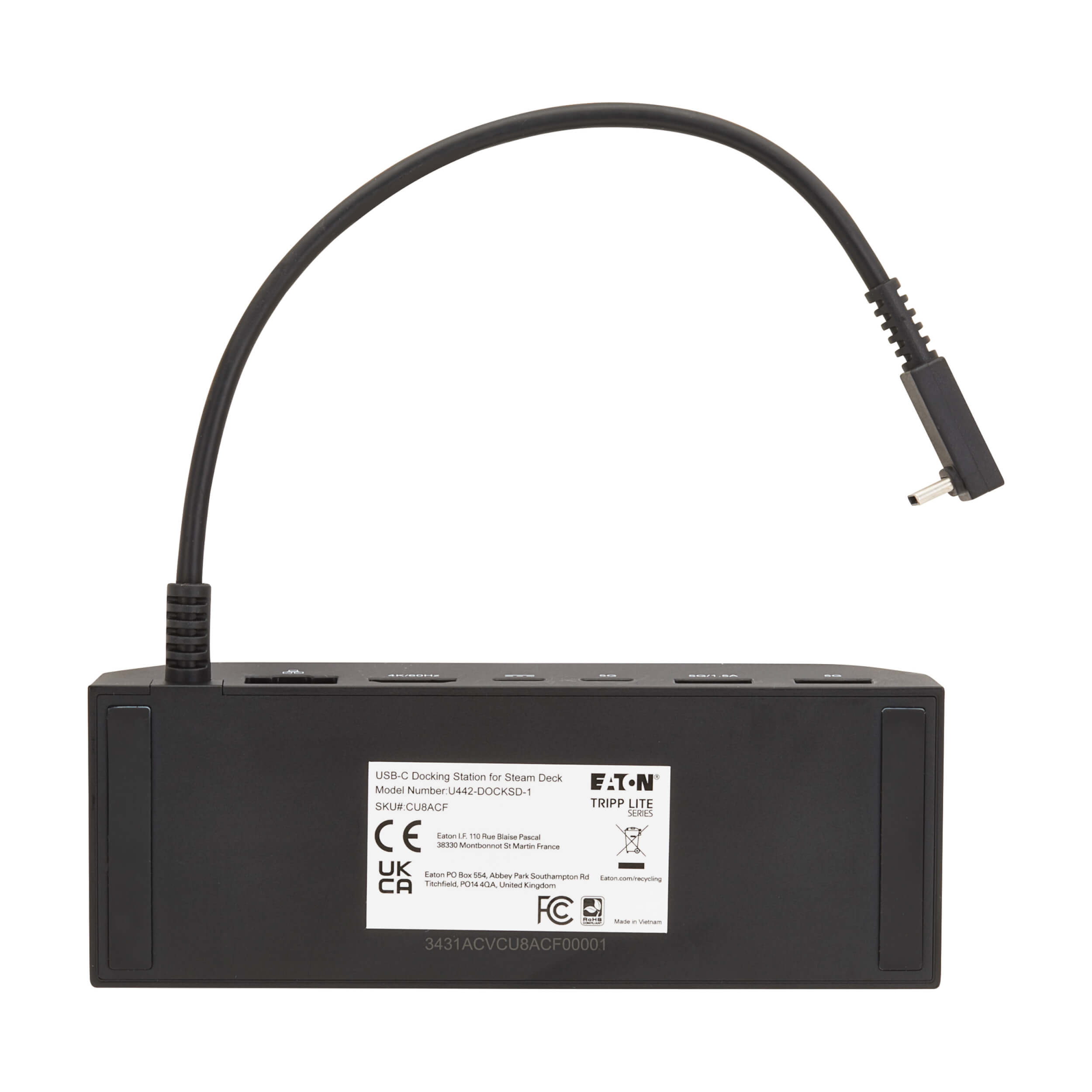 USB-C Dock, Steam Deck, ROG Ally, 4K/60 HDMI, Gbe, 100W PD Charging | Eaton