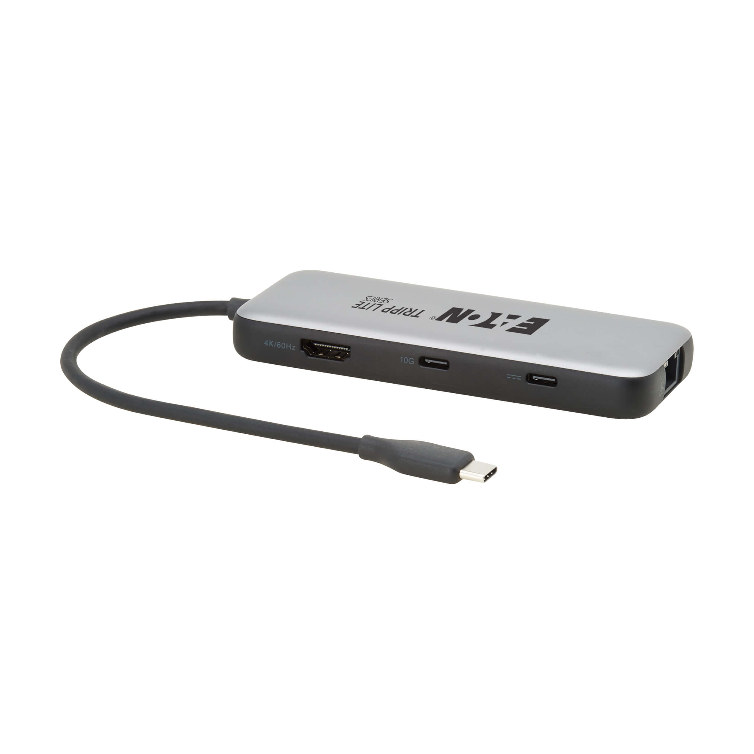 USB-C Multiport Adapter, 4K 60Hz HDMI, USB, Ethernet, 100W Charging | Eaton