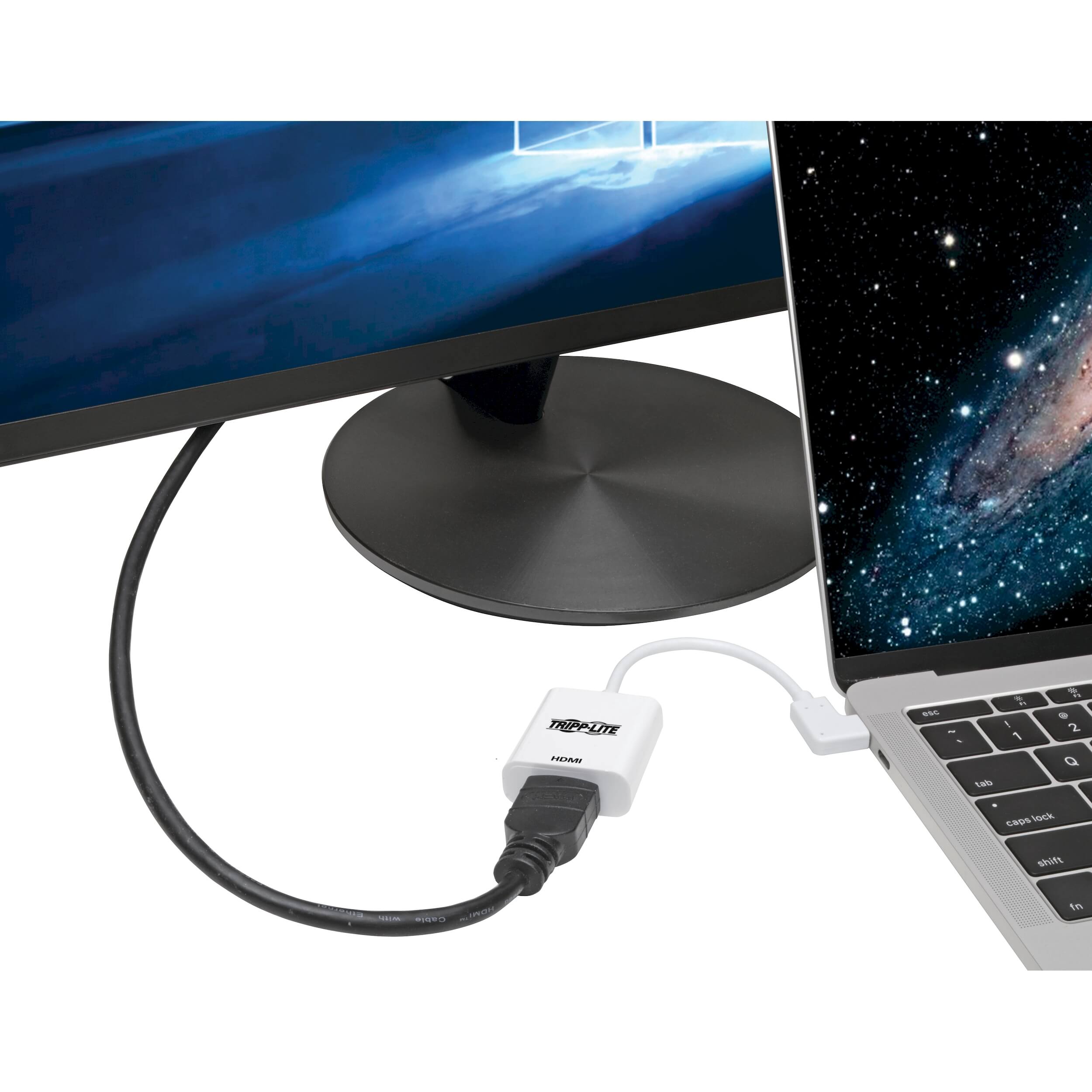 USB-C to HDMI 4K 60Hz Adapter, HDCP 2.2, Right-Angle USB-C | Eaton