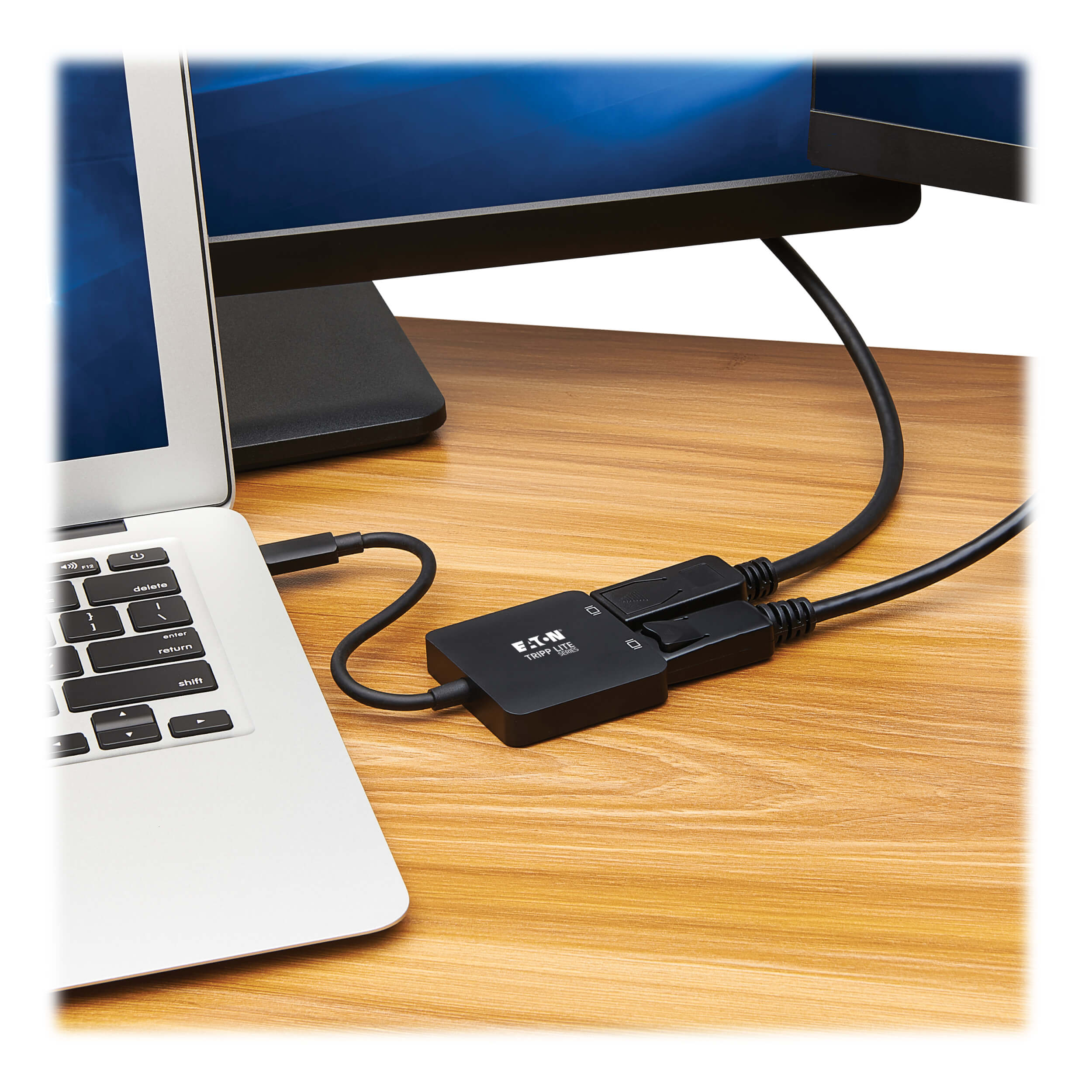 USB-C to Dual DisplayPort 4K MST Adapter | Eaton
