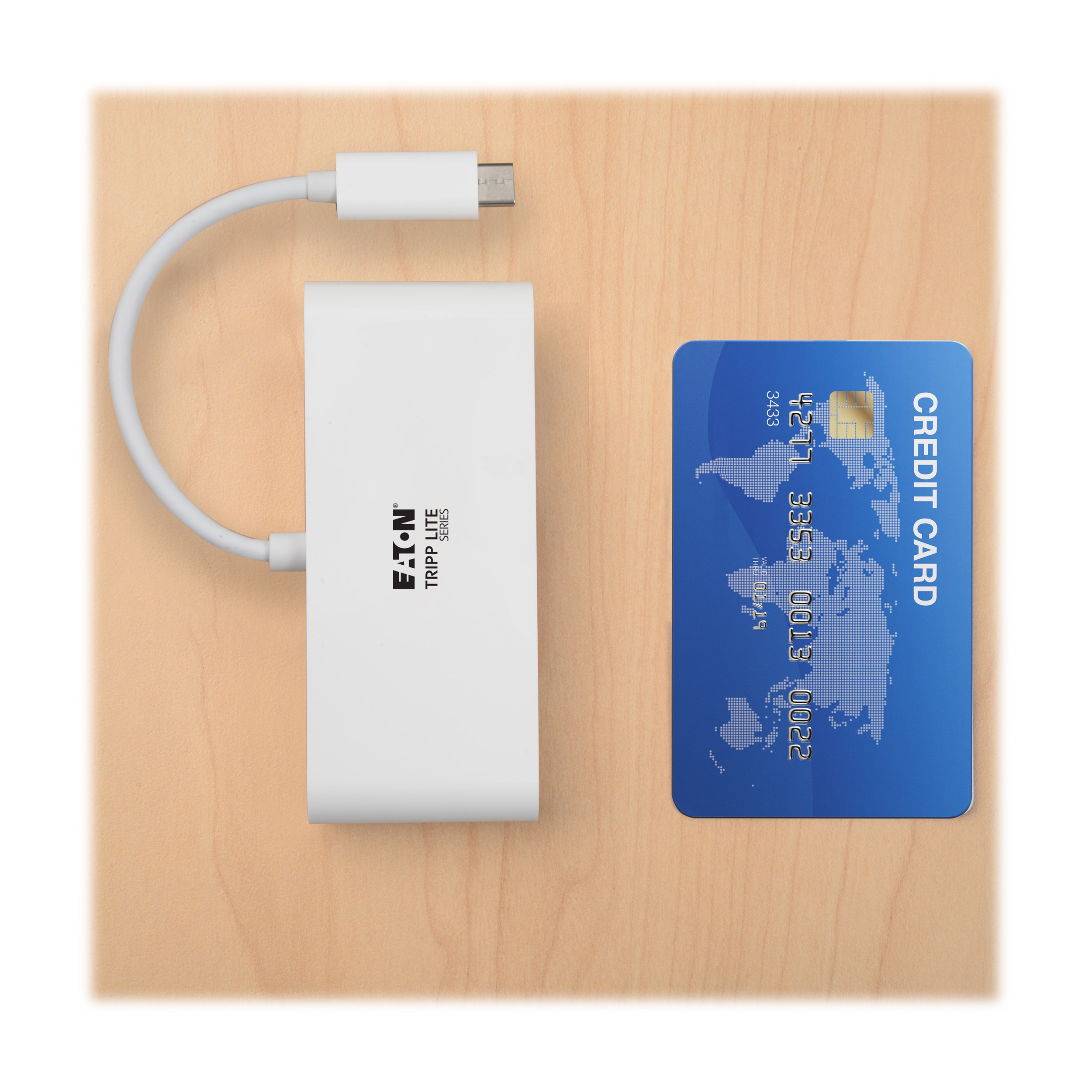 USB-C Multiport Adapter, USB-A, SD Card Reader, PD Charging | Eaton