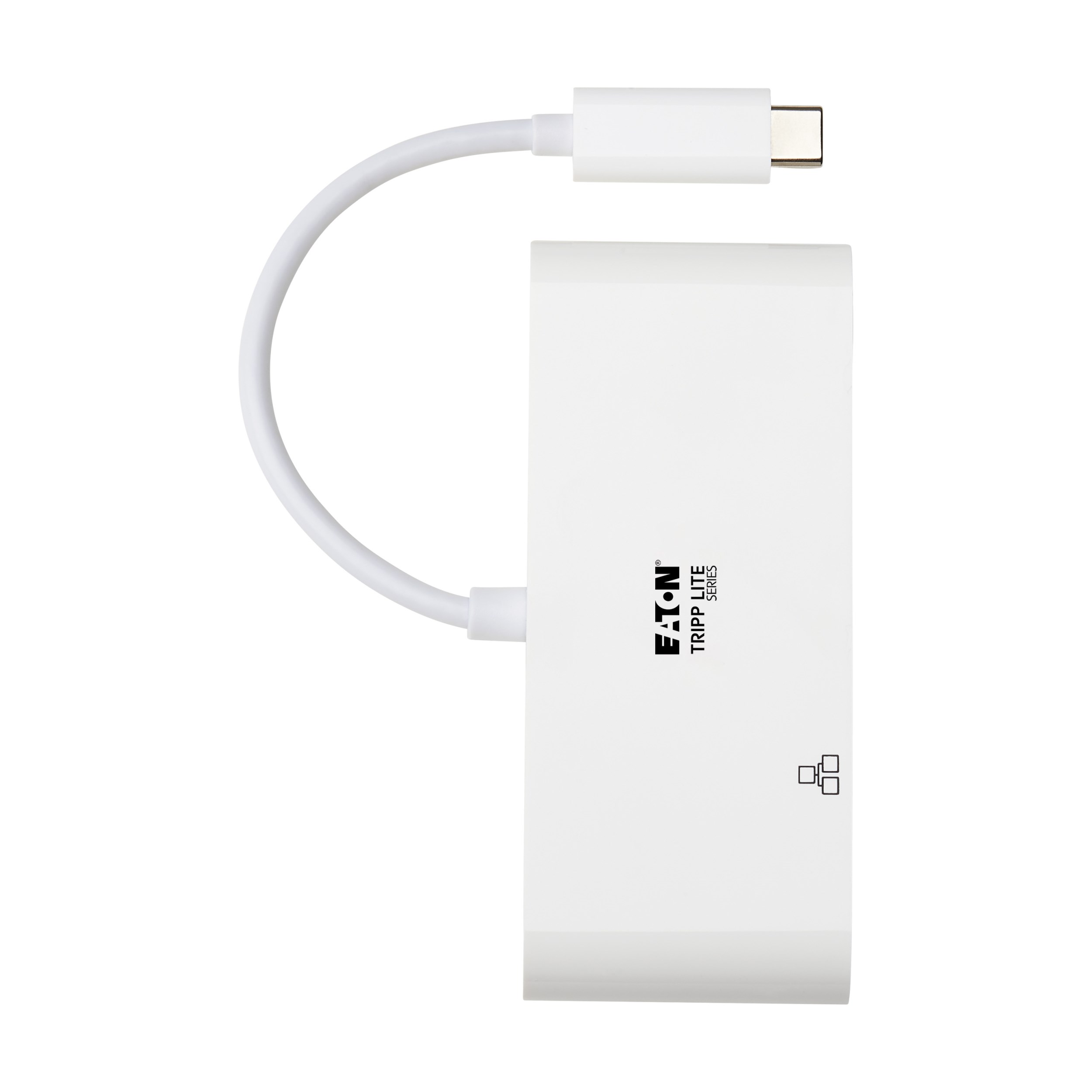 4-Port USB-C Hub, Gigabit Ethernet, Power Delivery | Eaton