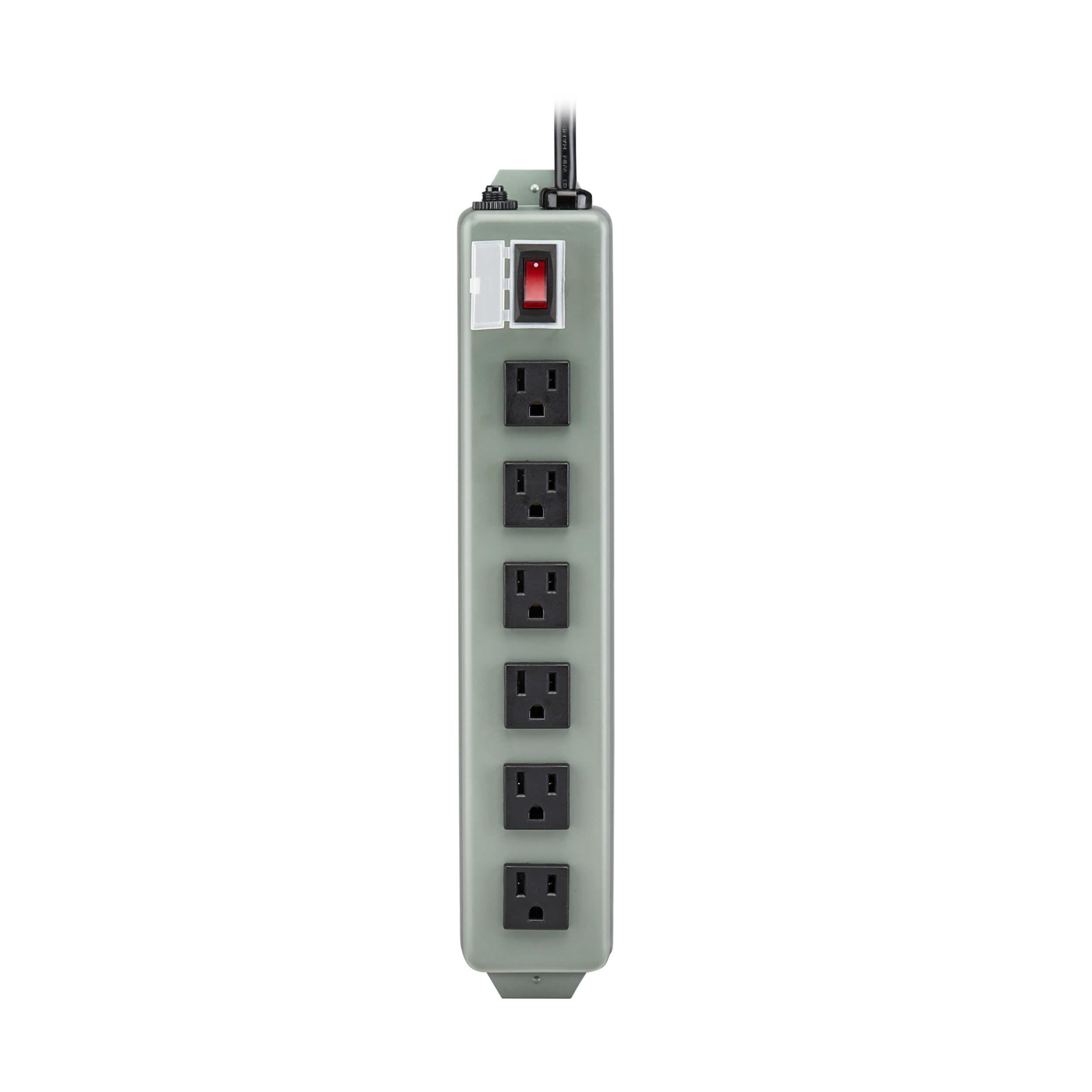 Waber Industrial Power Strip, 6-Outlet, 15 ft. Cord, Locking Switch ...