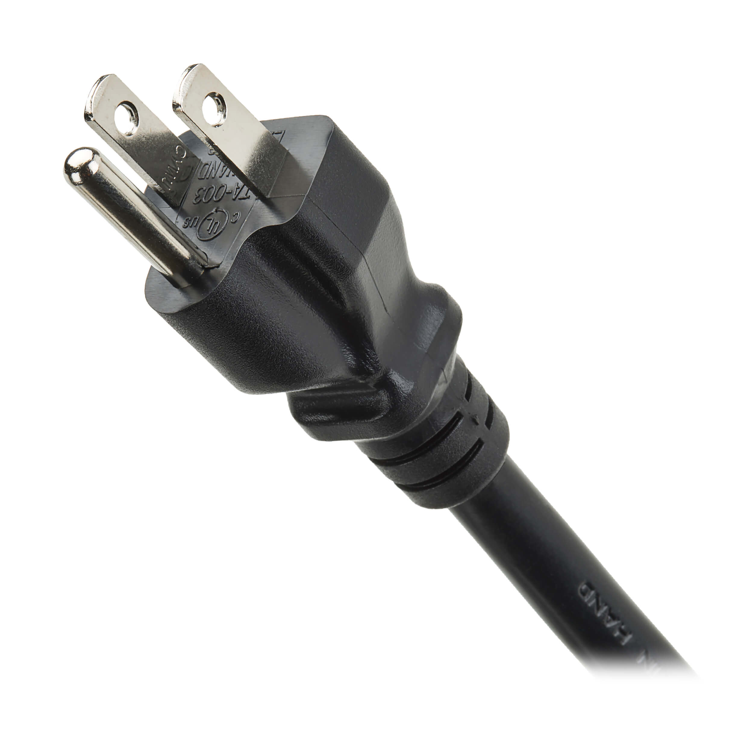 Waber Industrial Power Strip, 6 Right-Angle Outlets, 15 ft. Cord ...