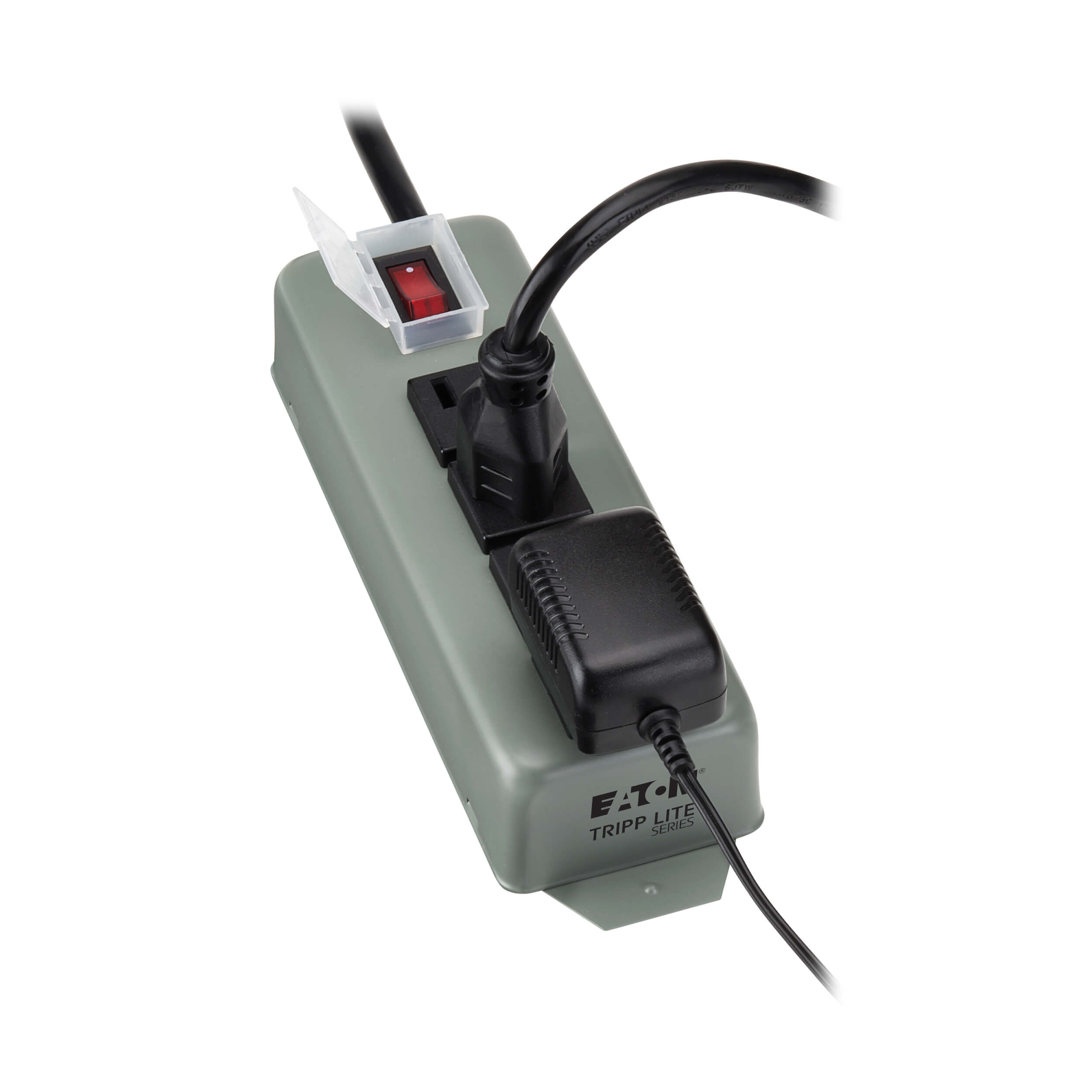 Waber Industrial Power Strip, 4-Outlet, 6 ft. Cord, Locking Switch ...