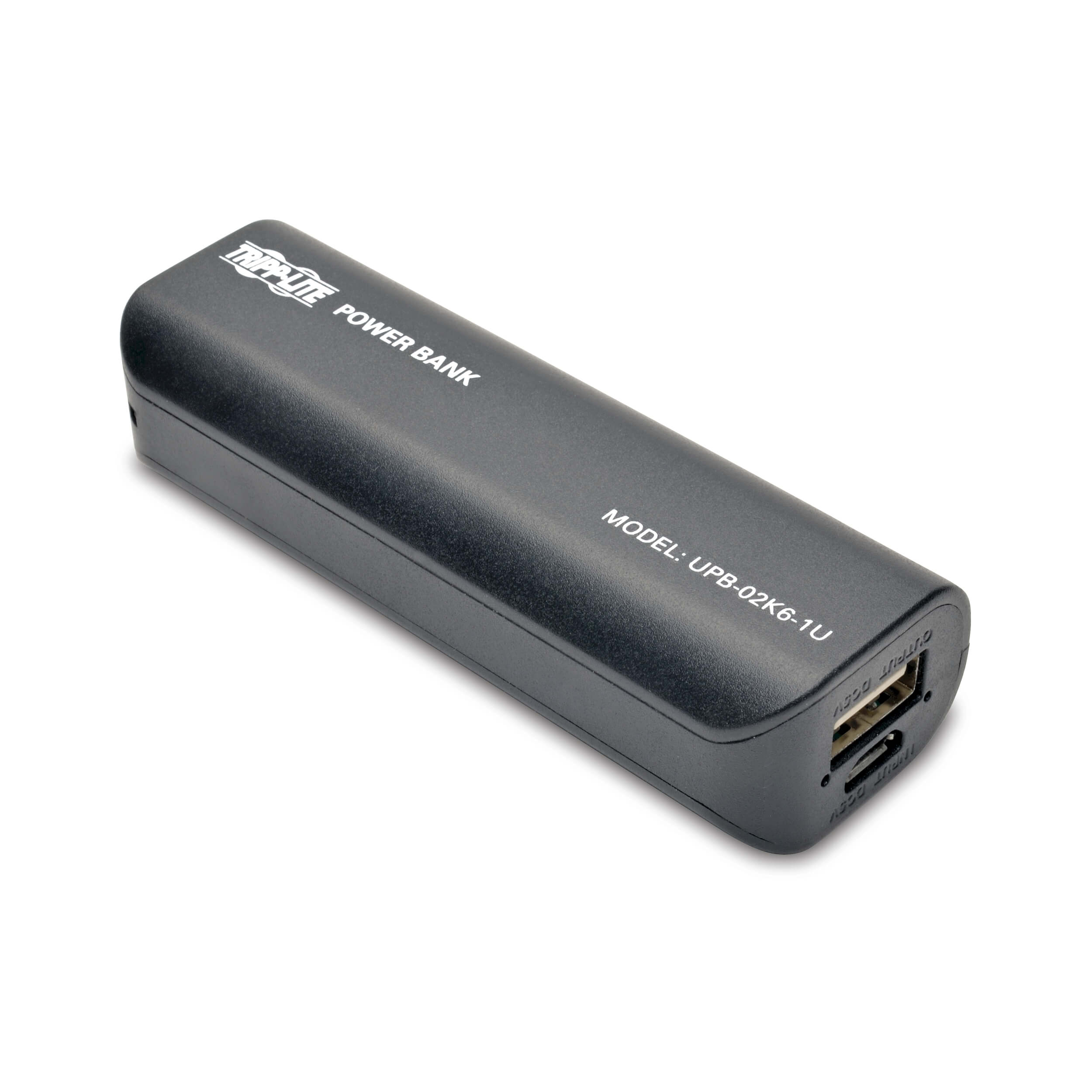 Portable Charger - USB-A, 2600mAh Power Bank, Lithium-Ion, Black | Eaton